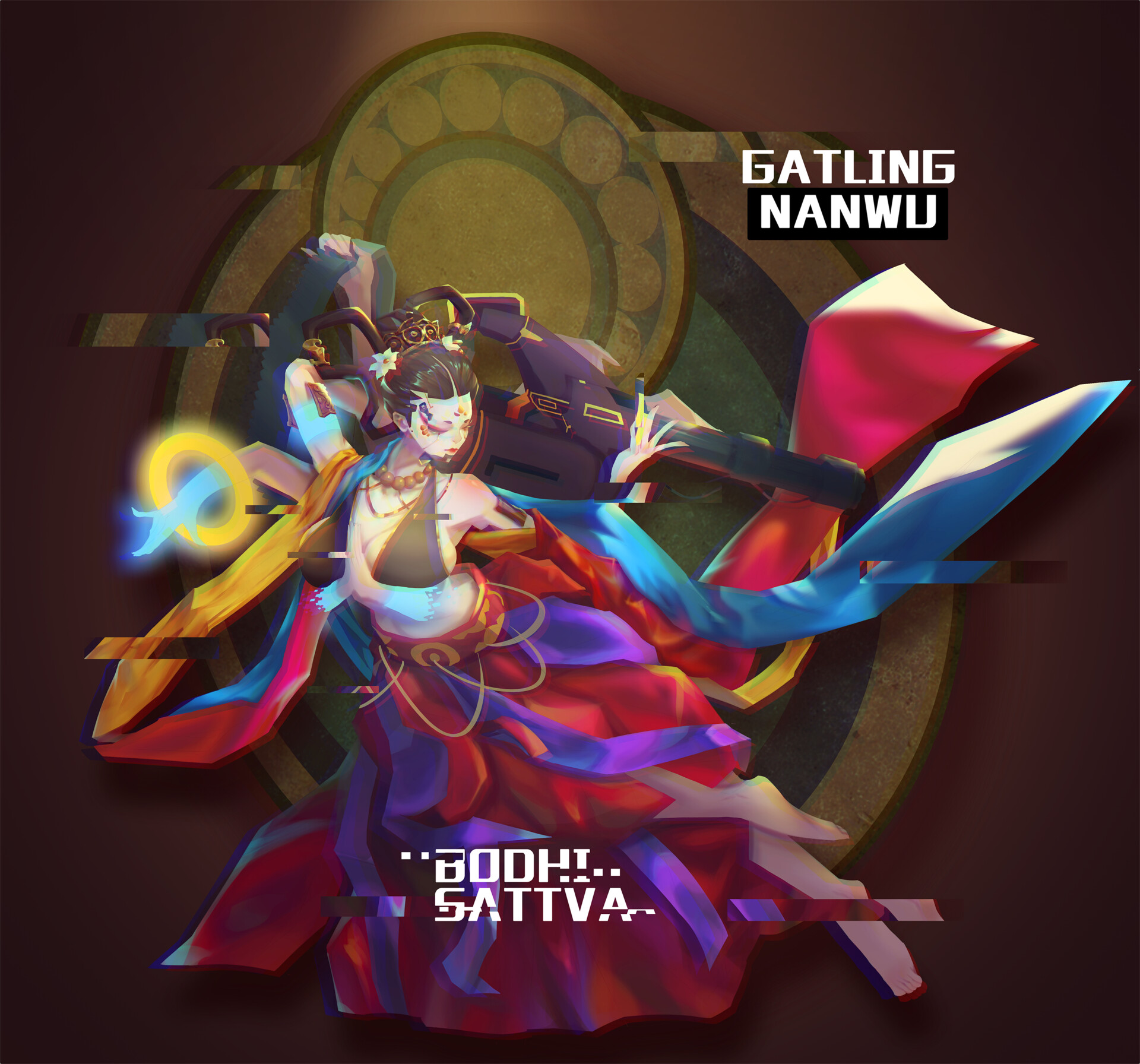 ArtStation - Gatling Buddha