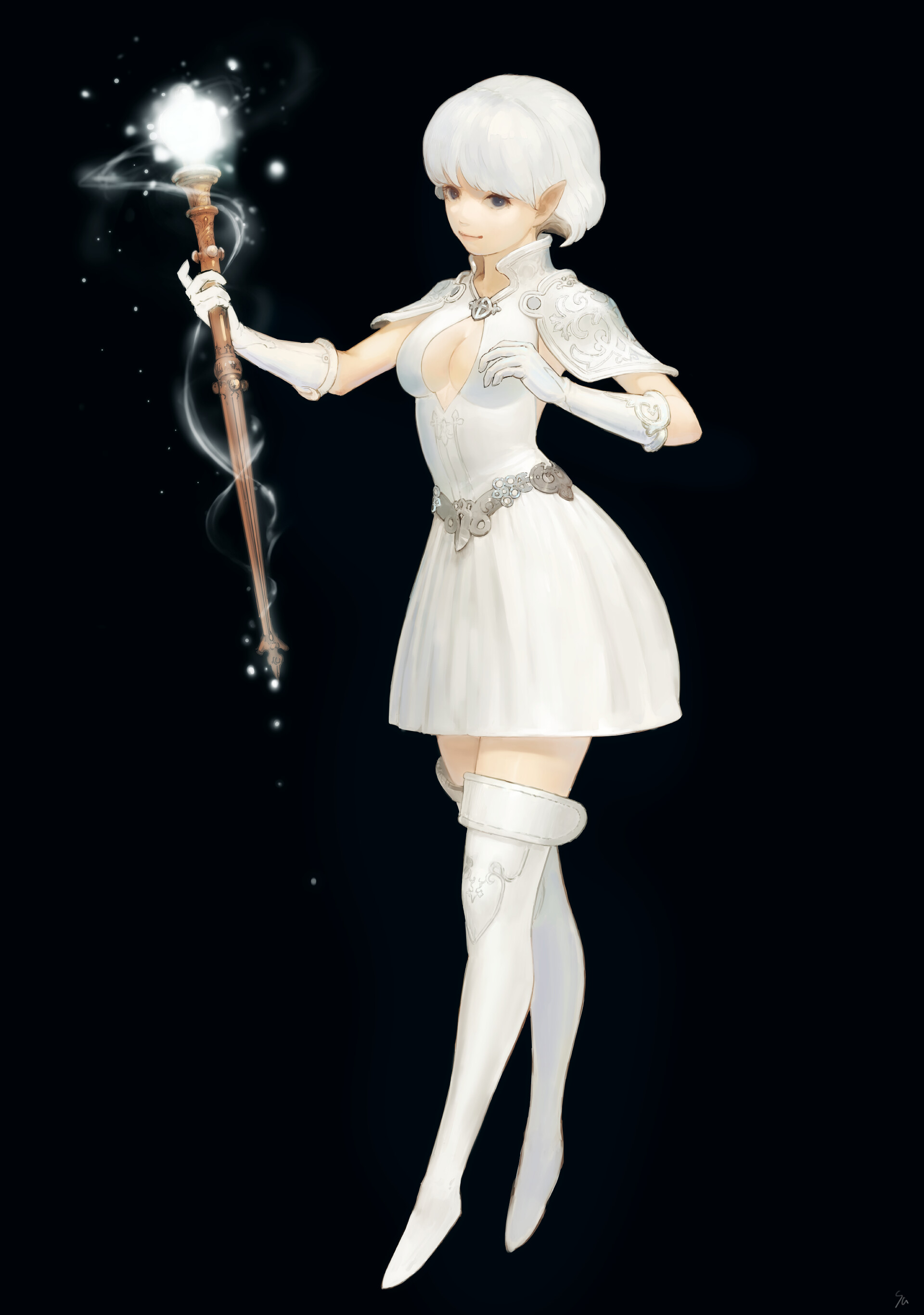 ArtStation - white sorceress