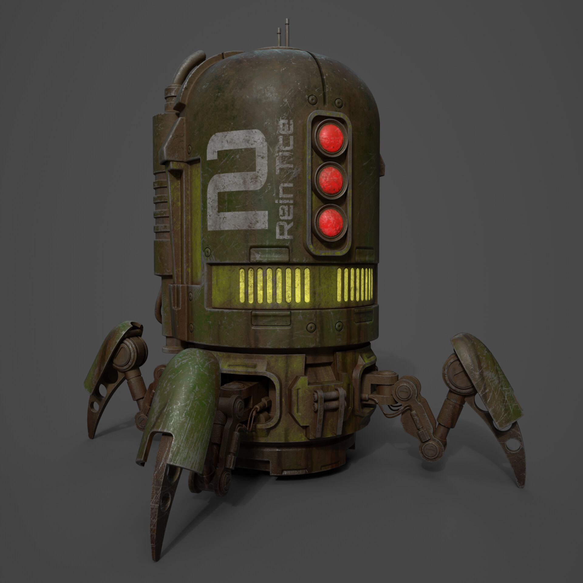 ArtStation - Substance Painter Spider Bot - Tutorial