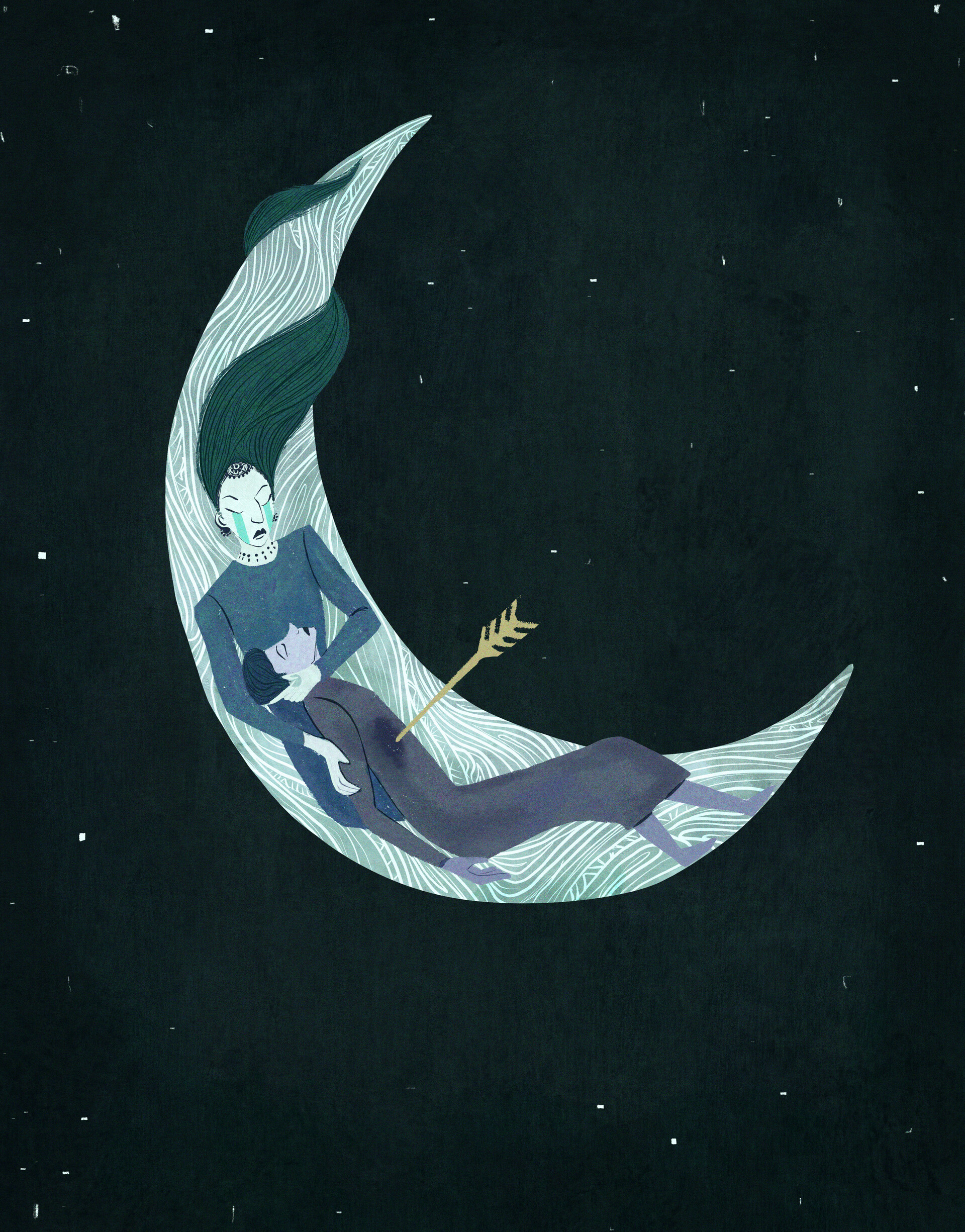 ArtStation - Moon - Folktale week 2021