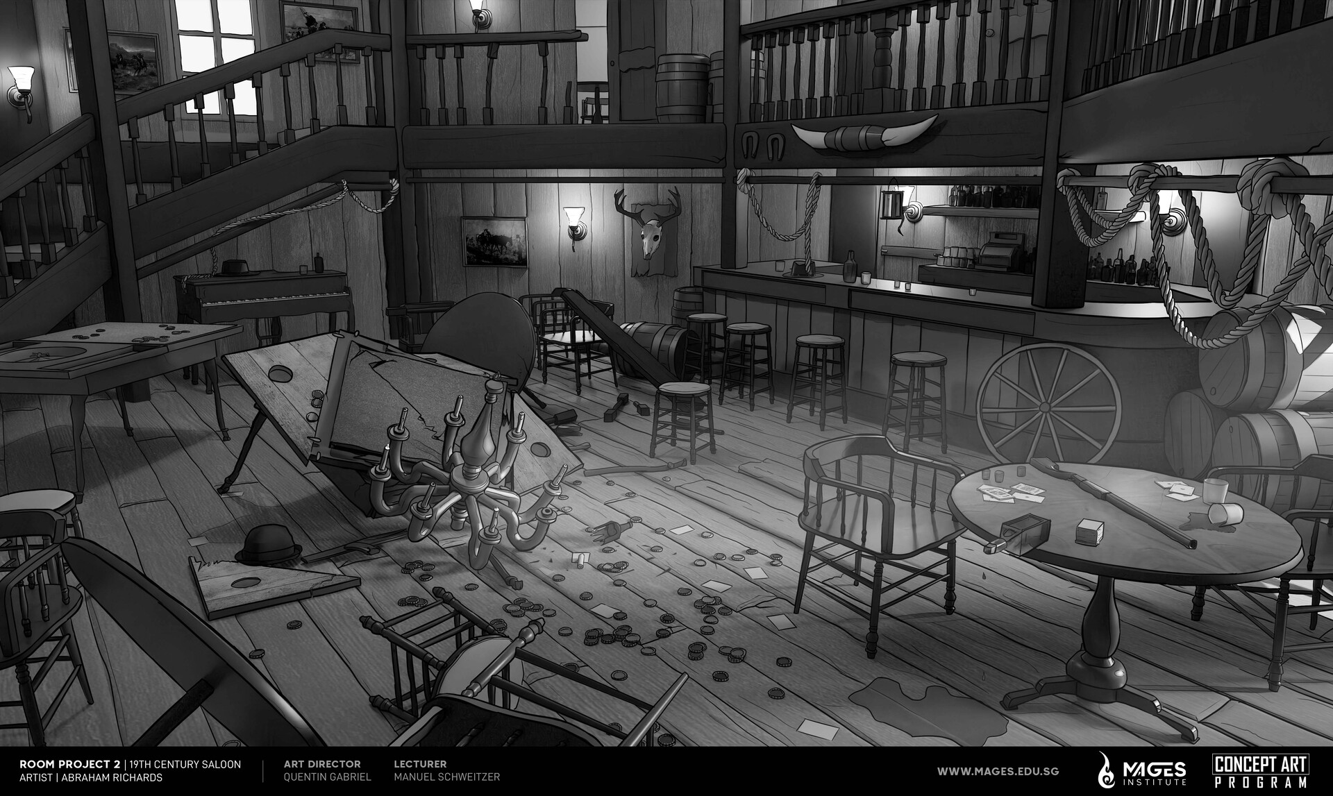 ArtStation - Barfight Aftermath