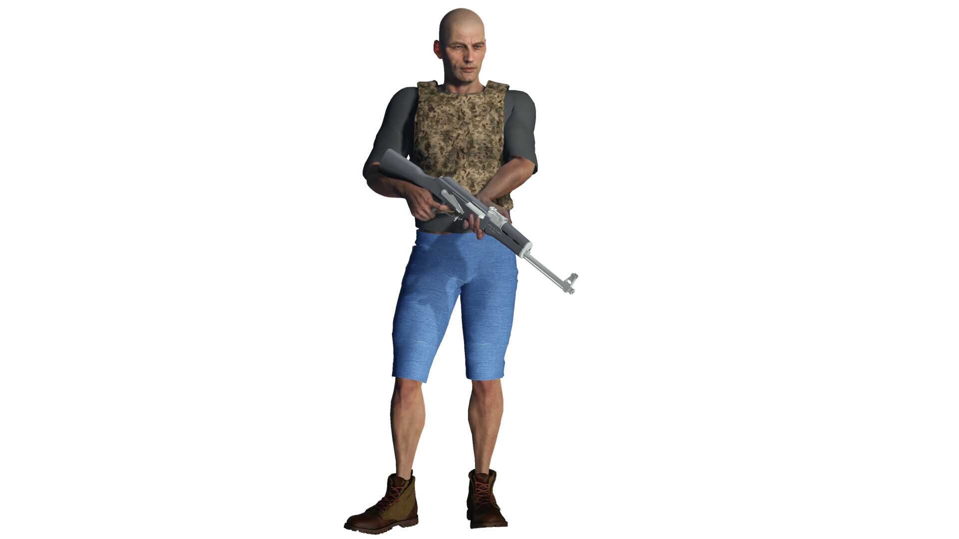 ArtStation - the Contractor 3D Character Design