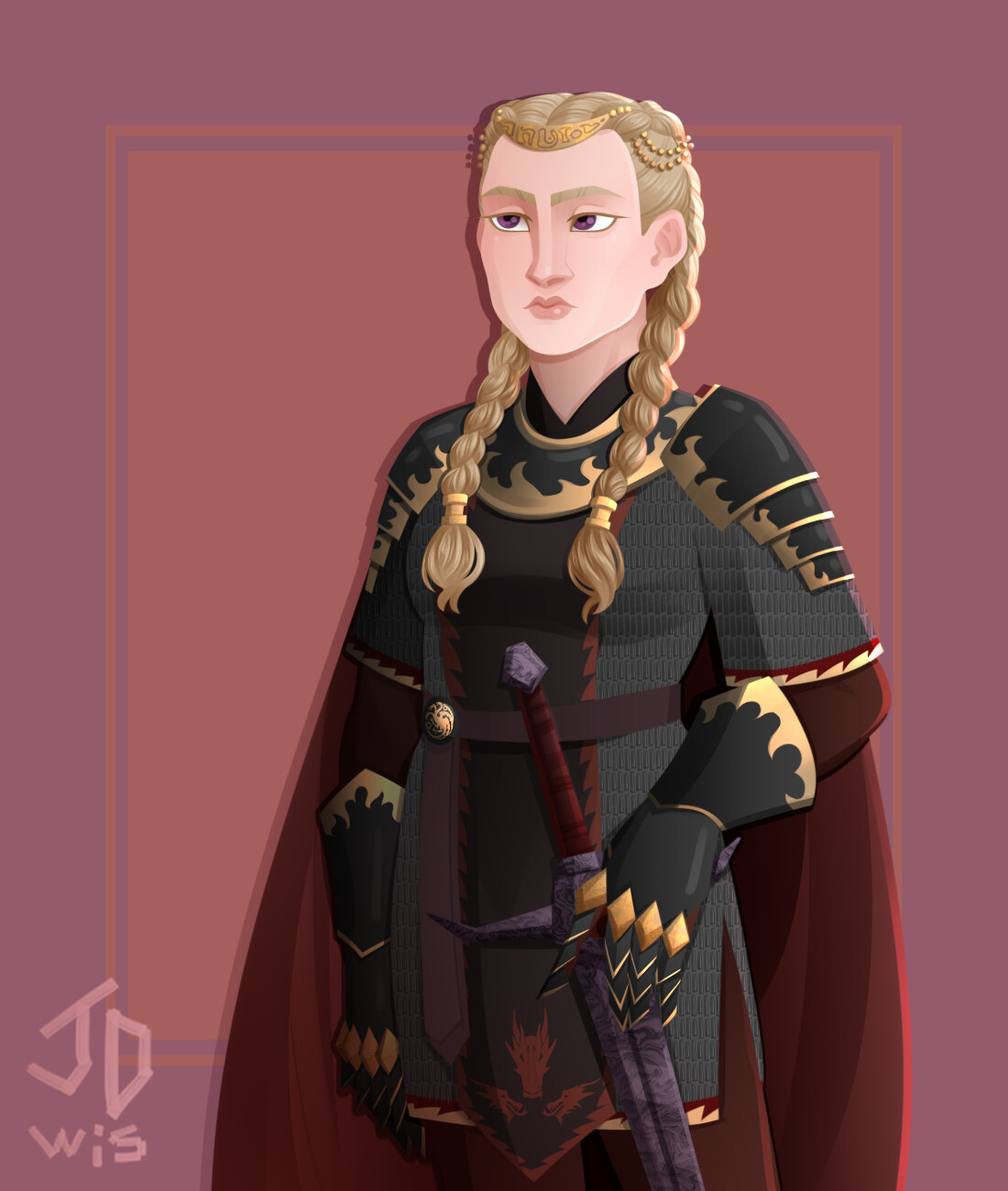 Aegon And Rhaenys Targaryen Fan Art