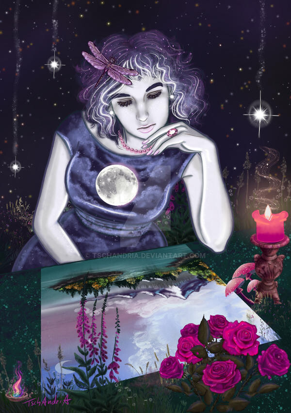 ArtStation - The Moon Lady