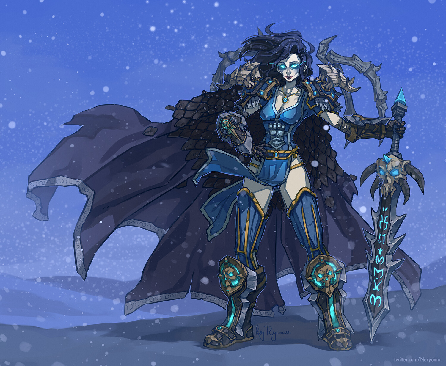 ArtStation - Lady Death Knight