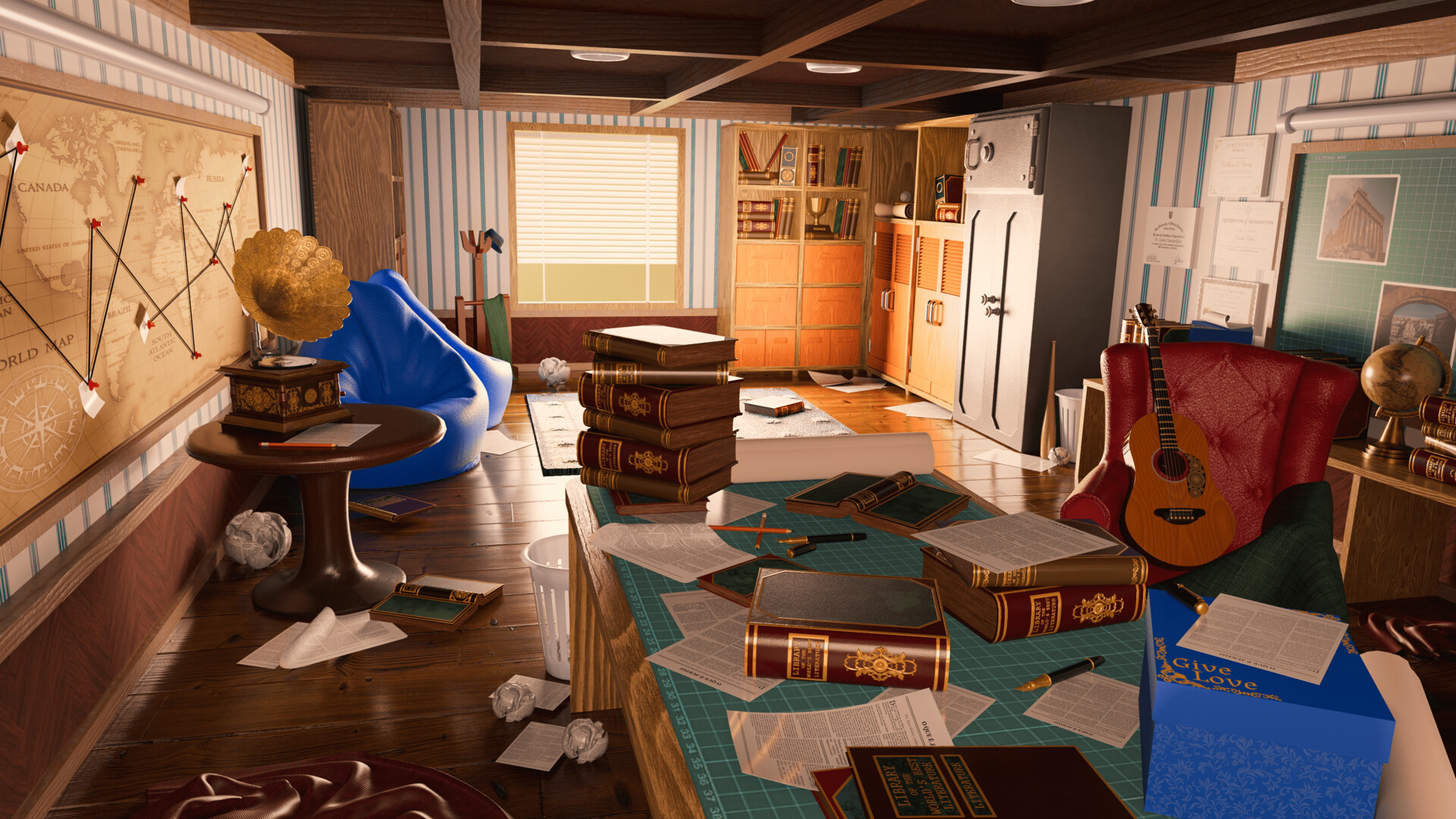ArtStation - Messy Interior Room