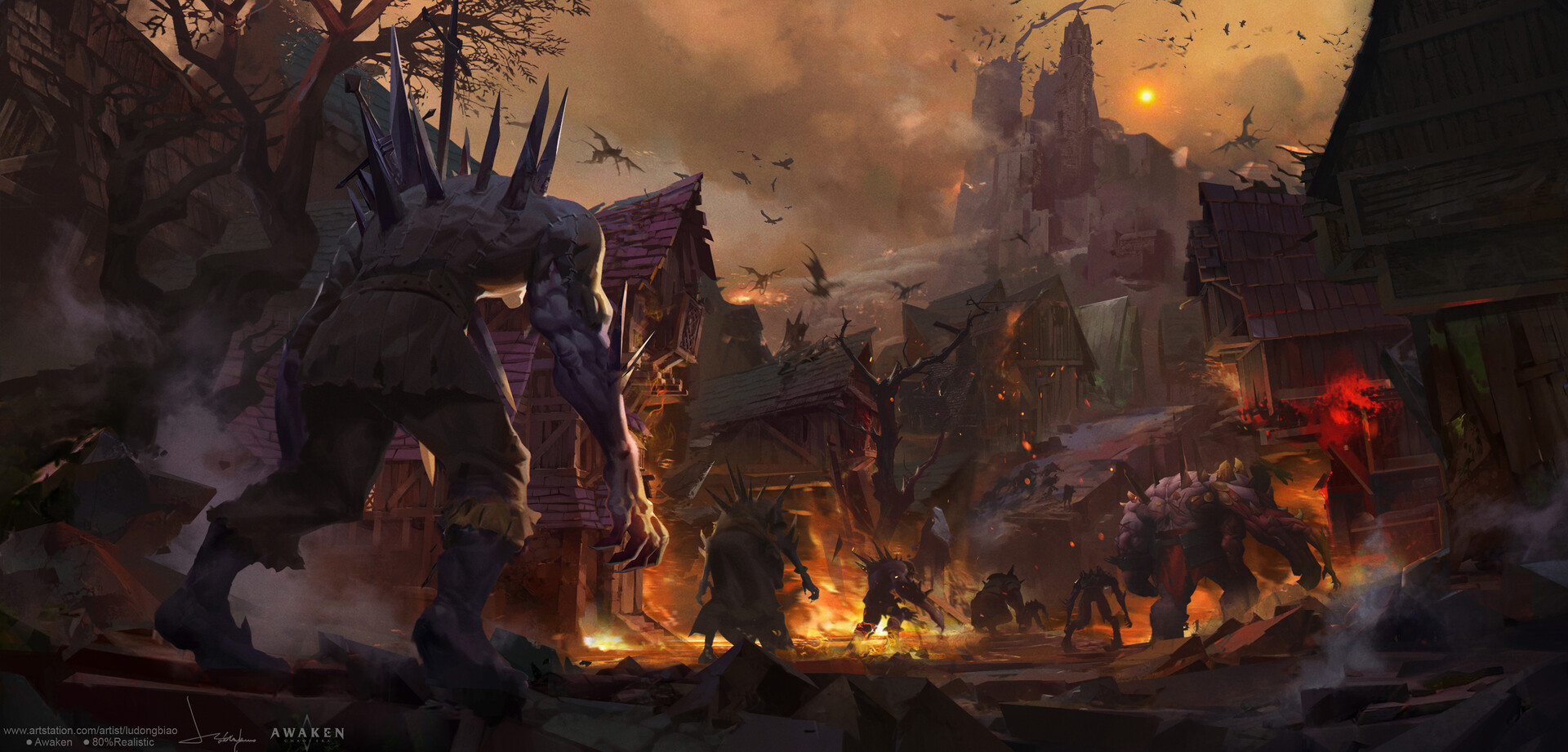 ArtStation - Zombie Invasion-For the Awaken