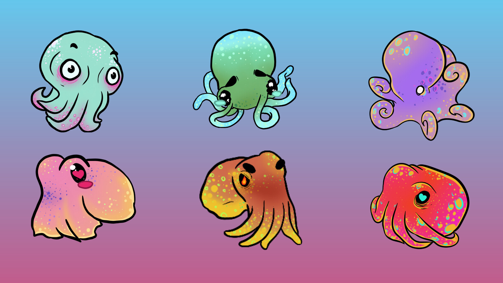 ArtStation - Squids and Octopi