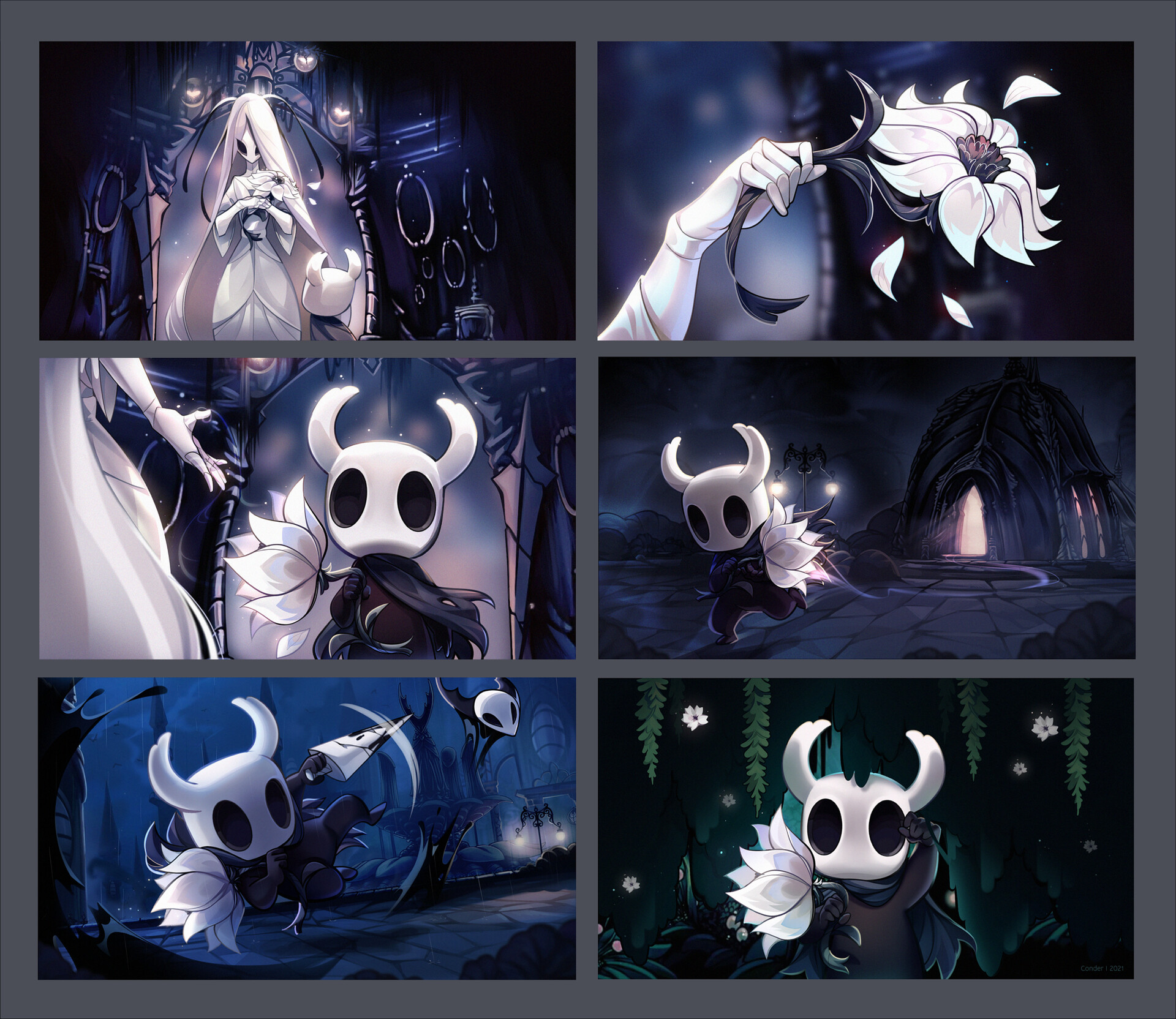 ArtStation - A story of flower (mini-comic)