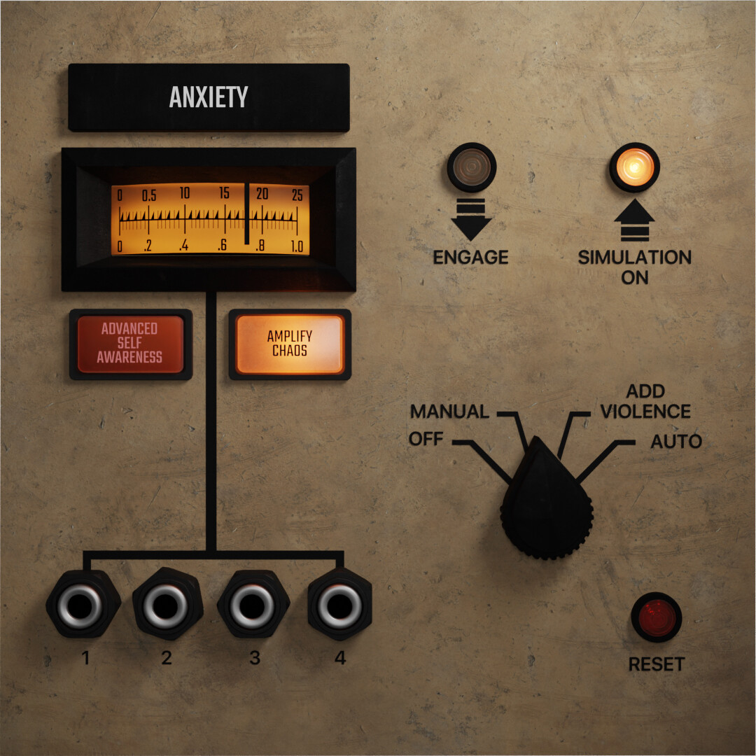 ArtStation - Nine Inch Nails - Add Violence 3D cover