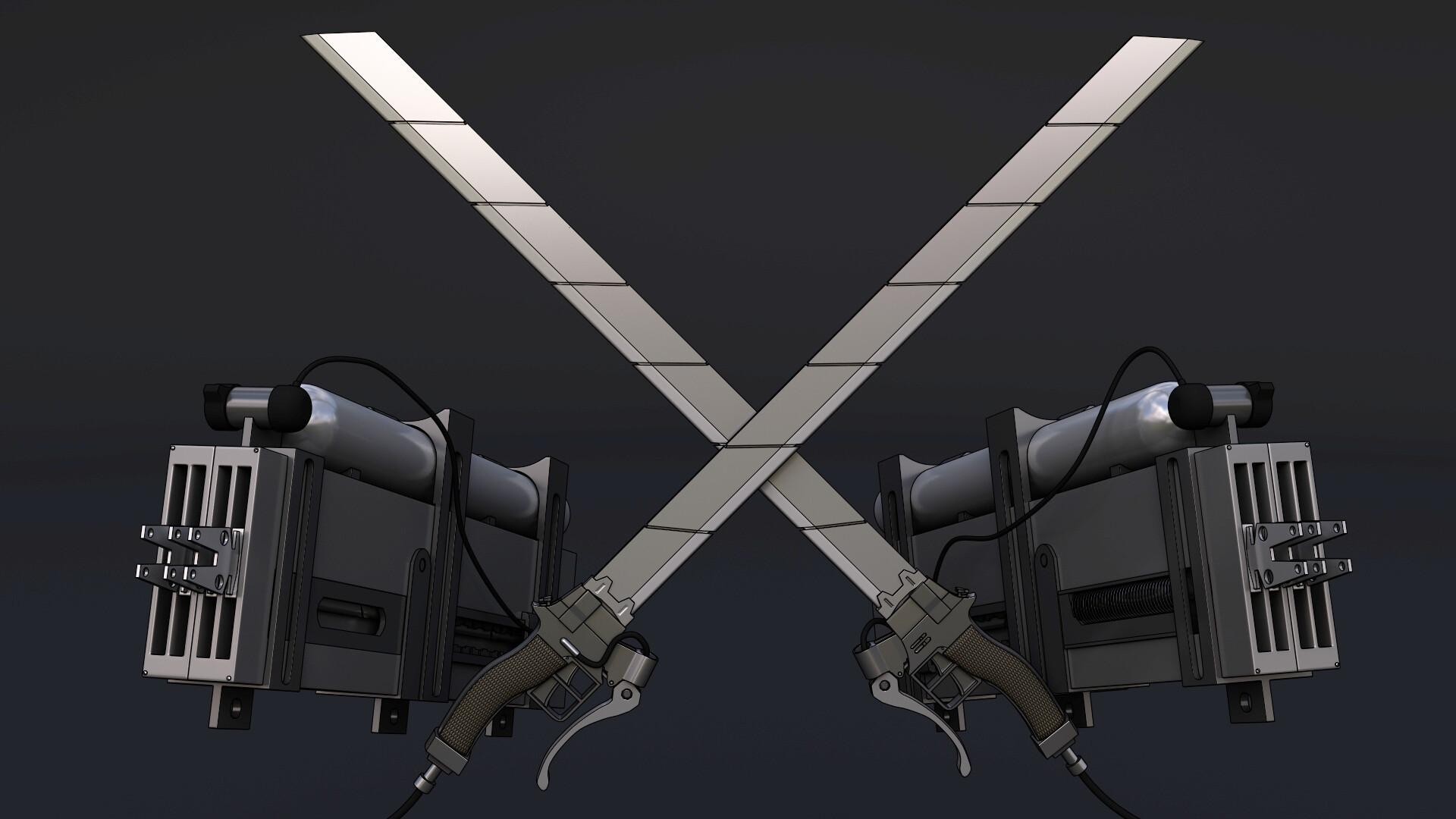 ArtStation - Attack on Titan: Sword and Movement Gear