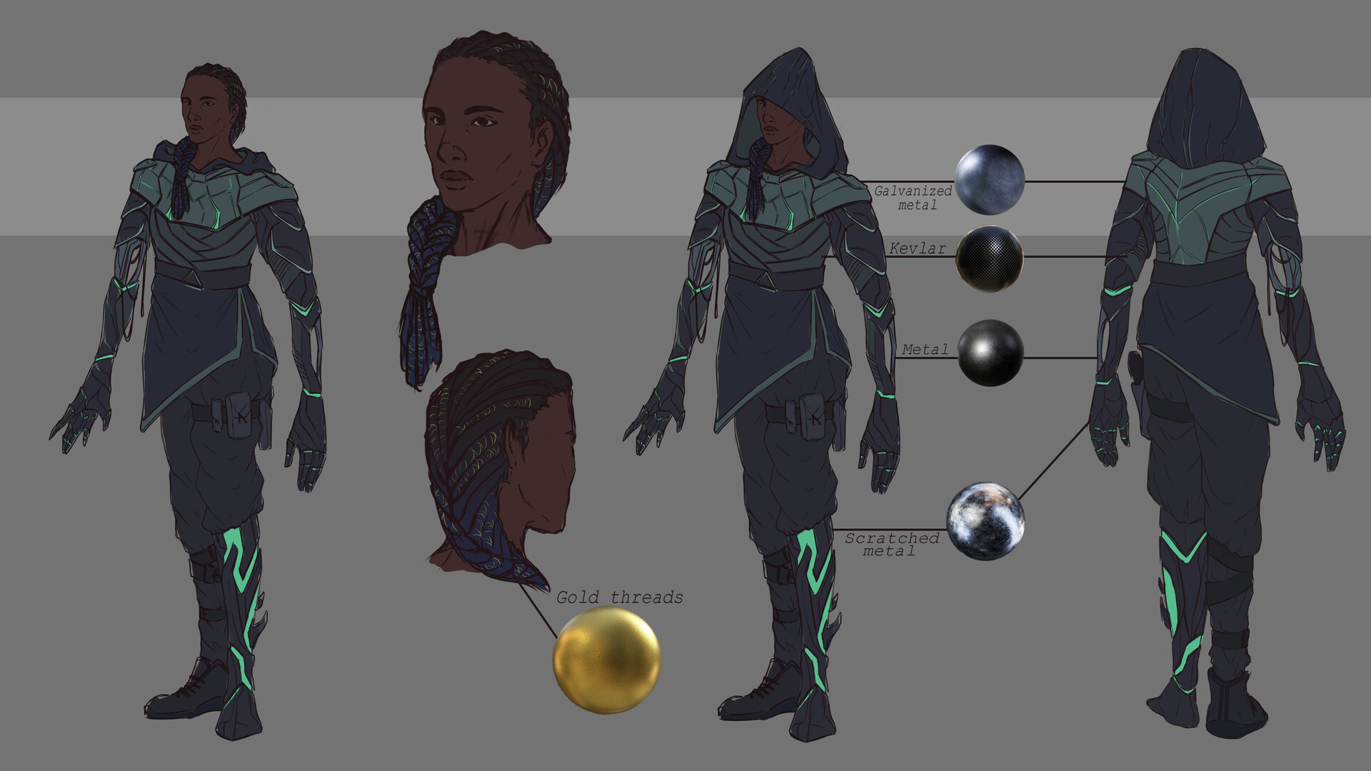 ArtStation - Rosetta Stern [character concept]