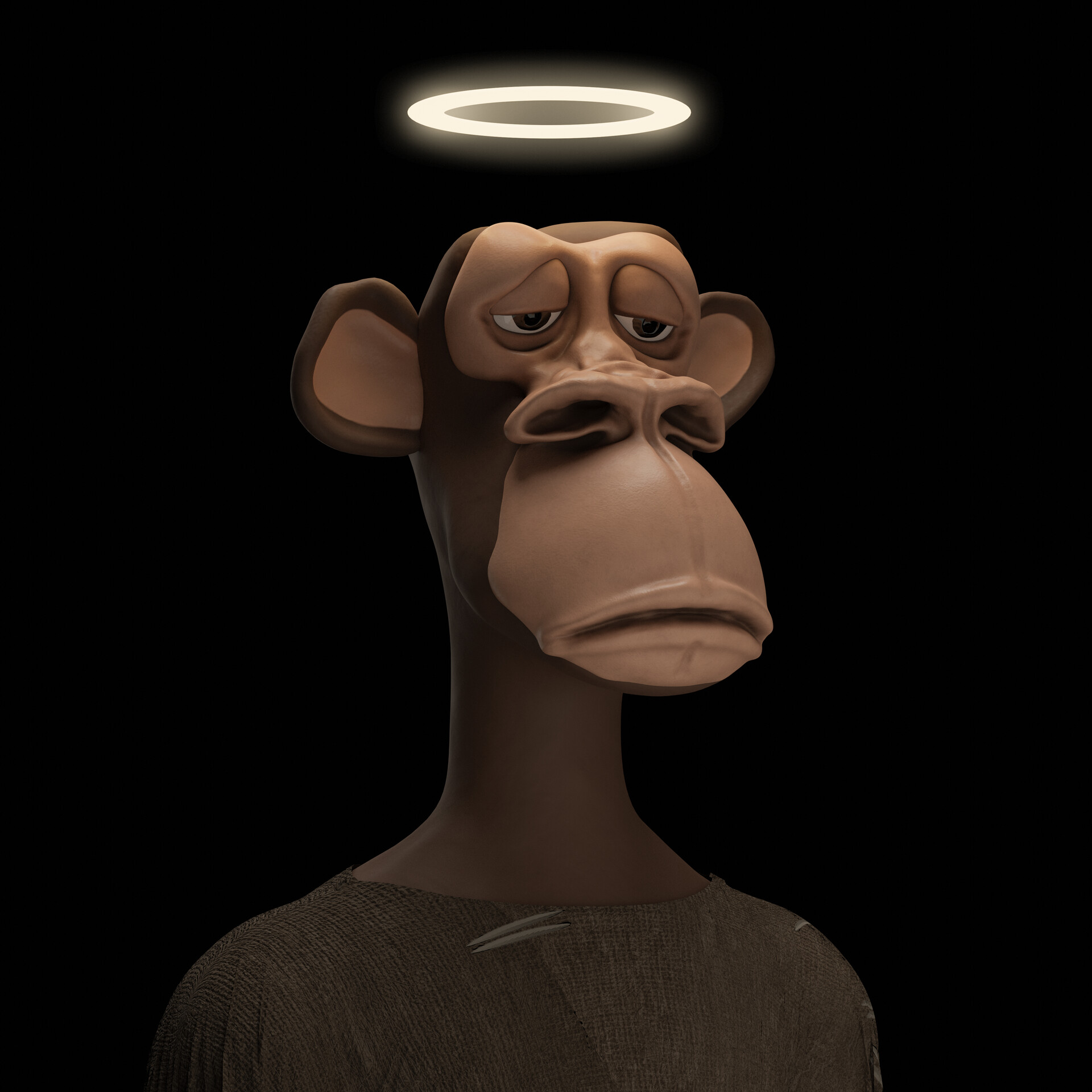 ArtStation - Bored Ape for nft renders