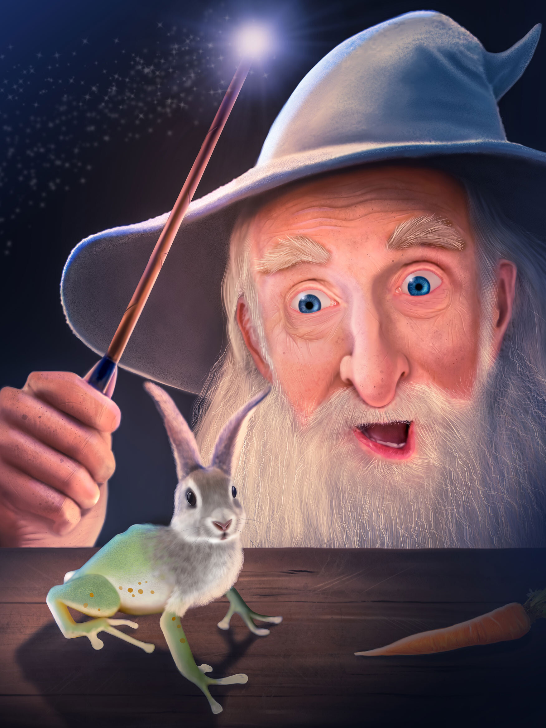 ArtStation - A Wizard and His Experiment