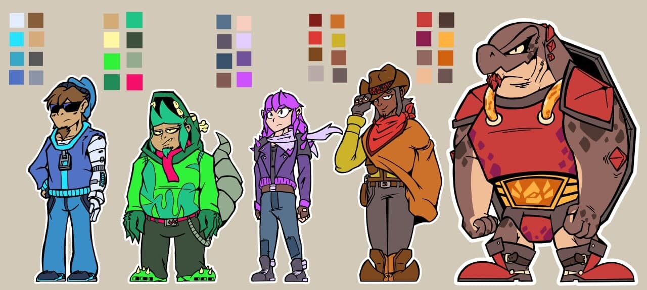 Heropon - Human Character Design - Comic Book Idea