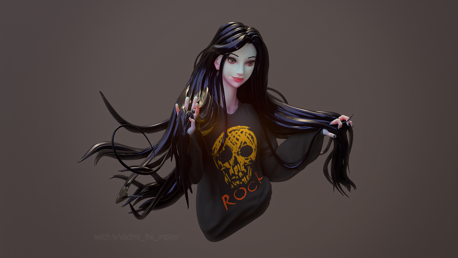 ArtStation - Hair toss