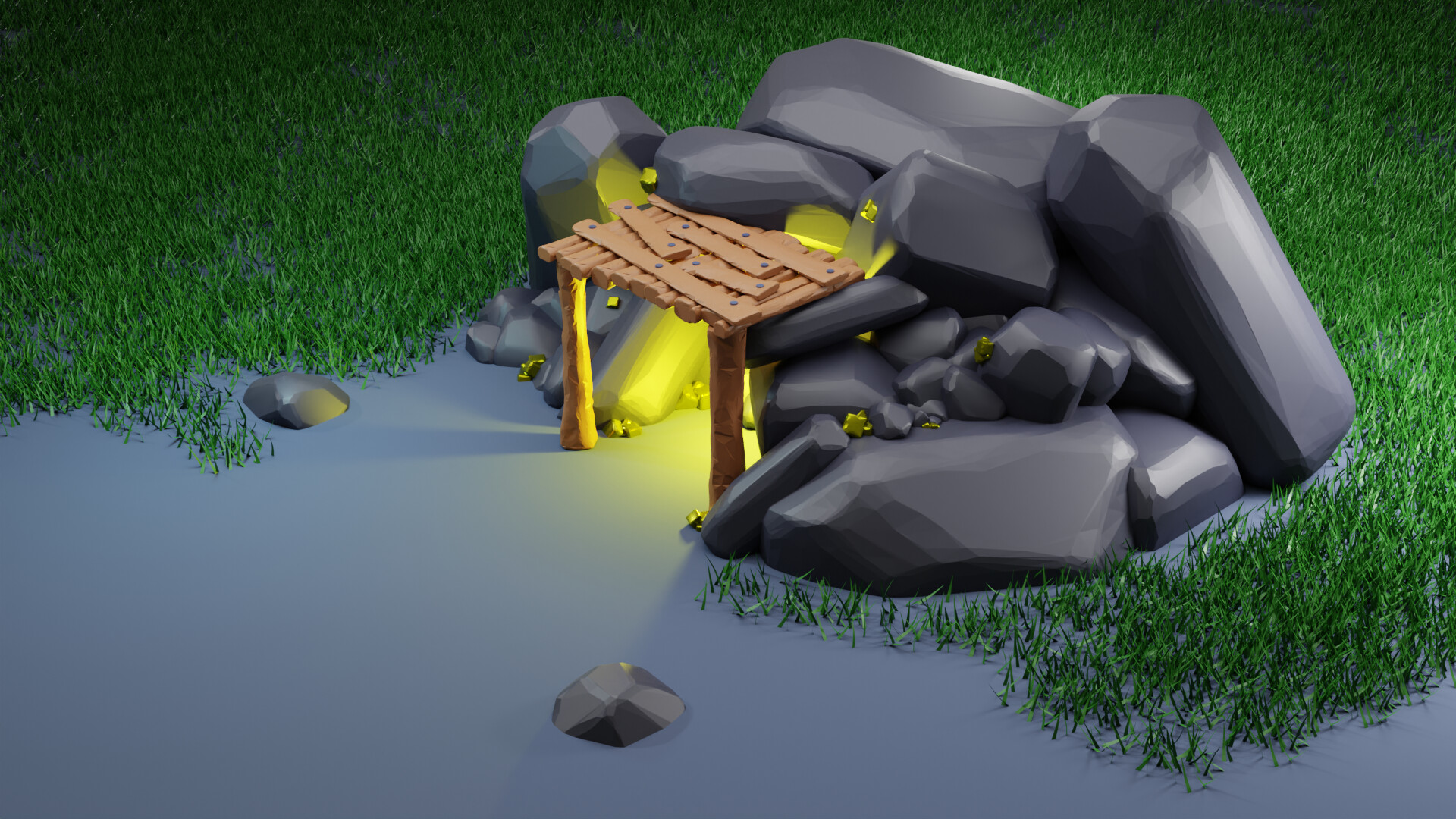 ArtStation - Gold mine