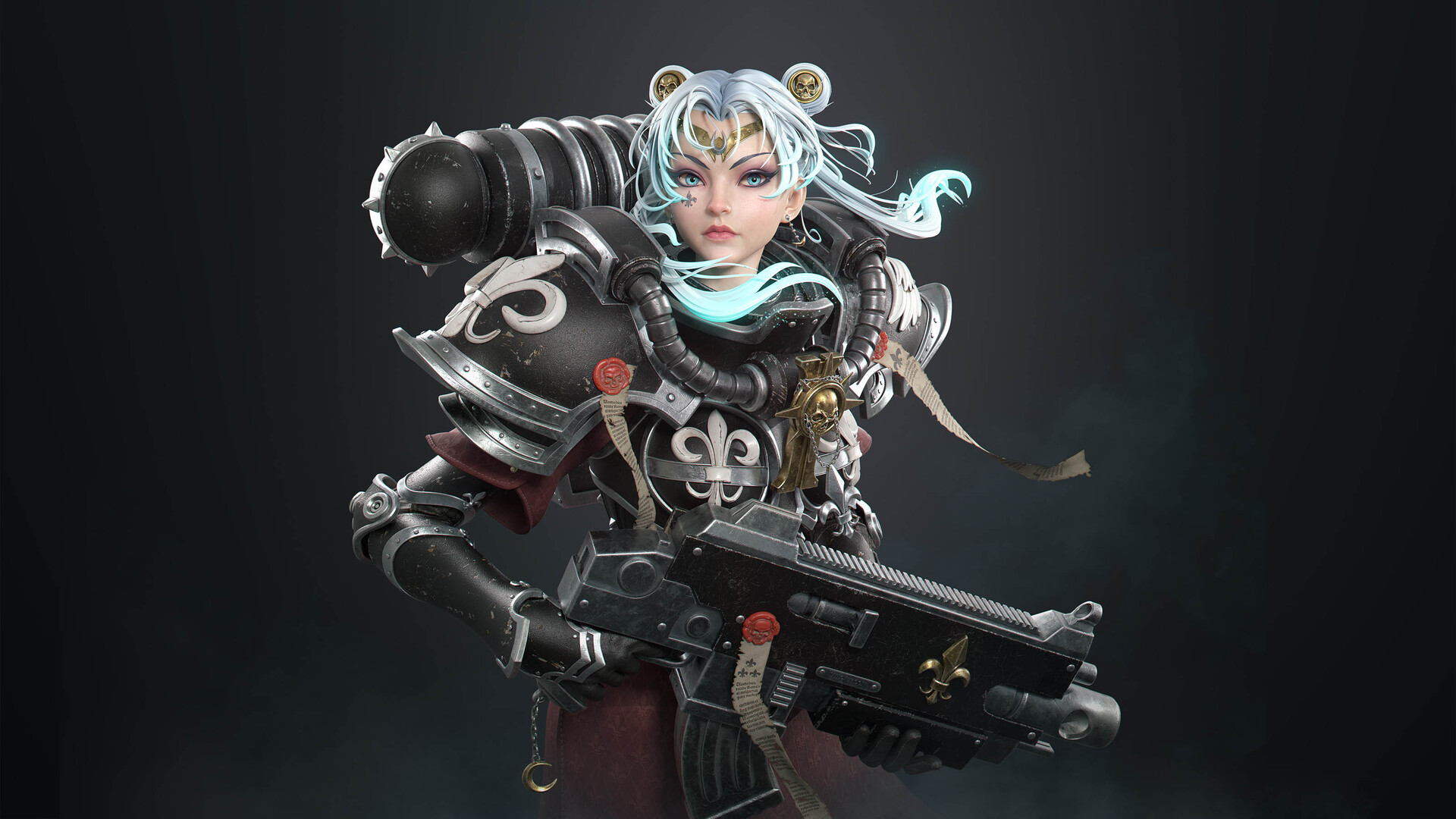 ArtStation - Sister of Battle（Sailor Moon）