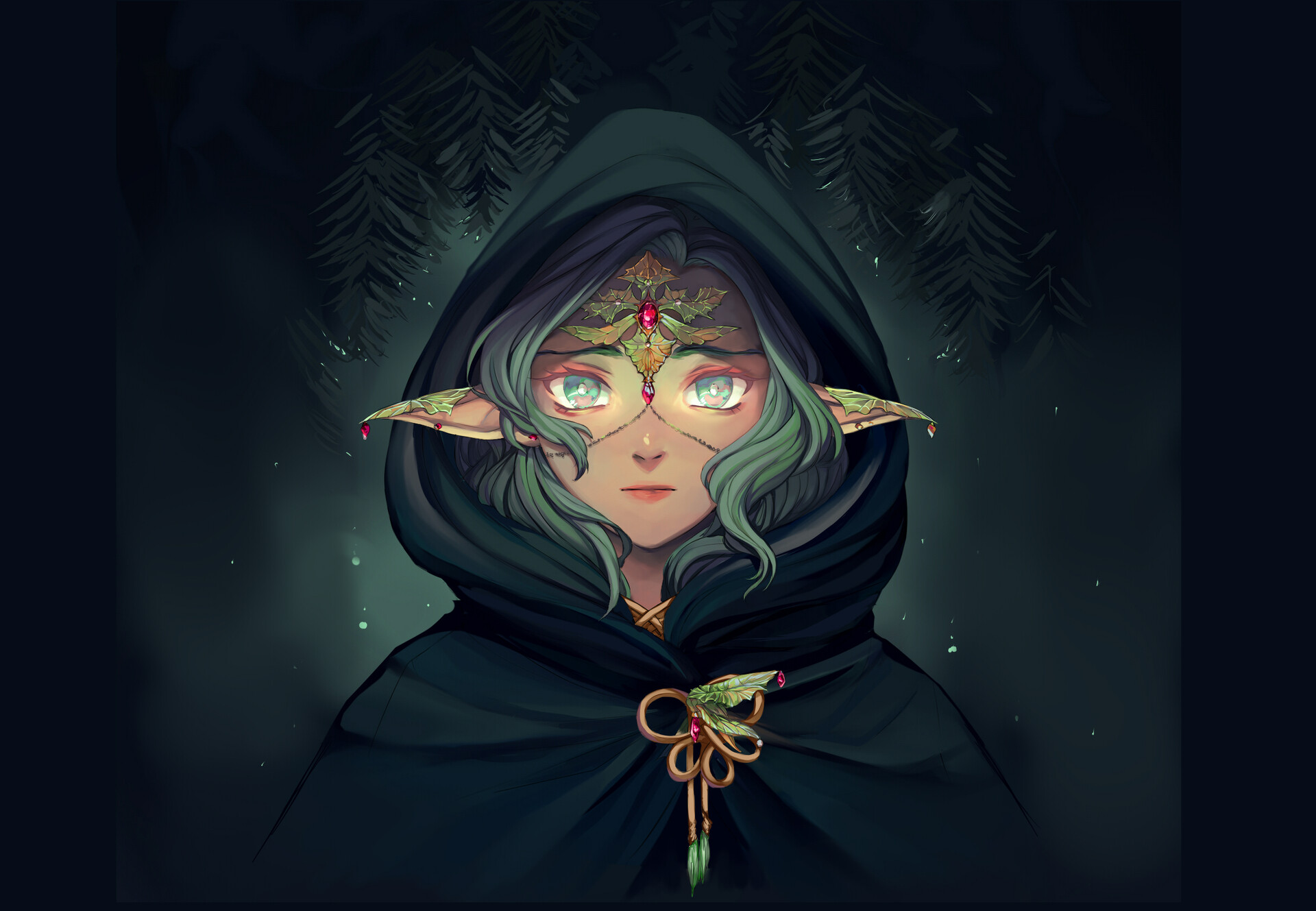 ArtStation - Forest elf