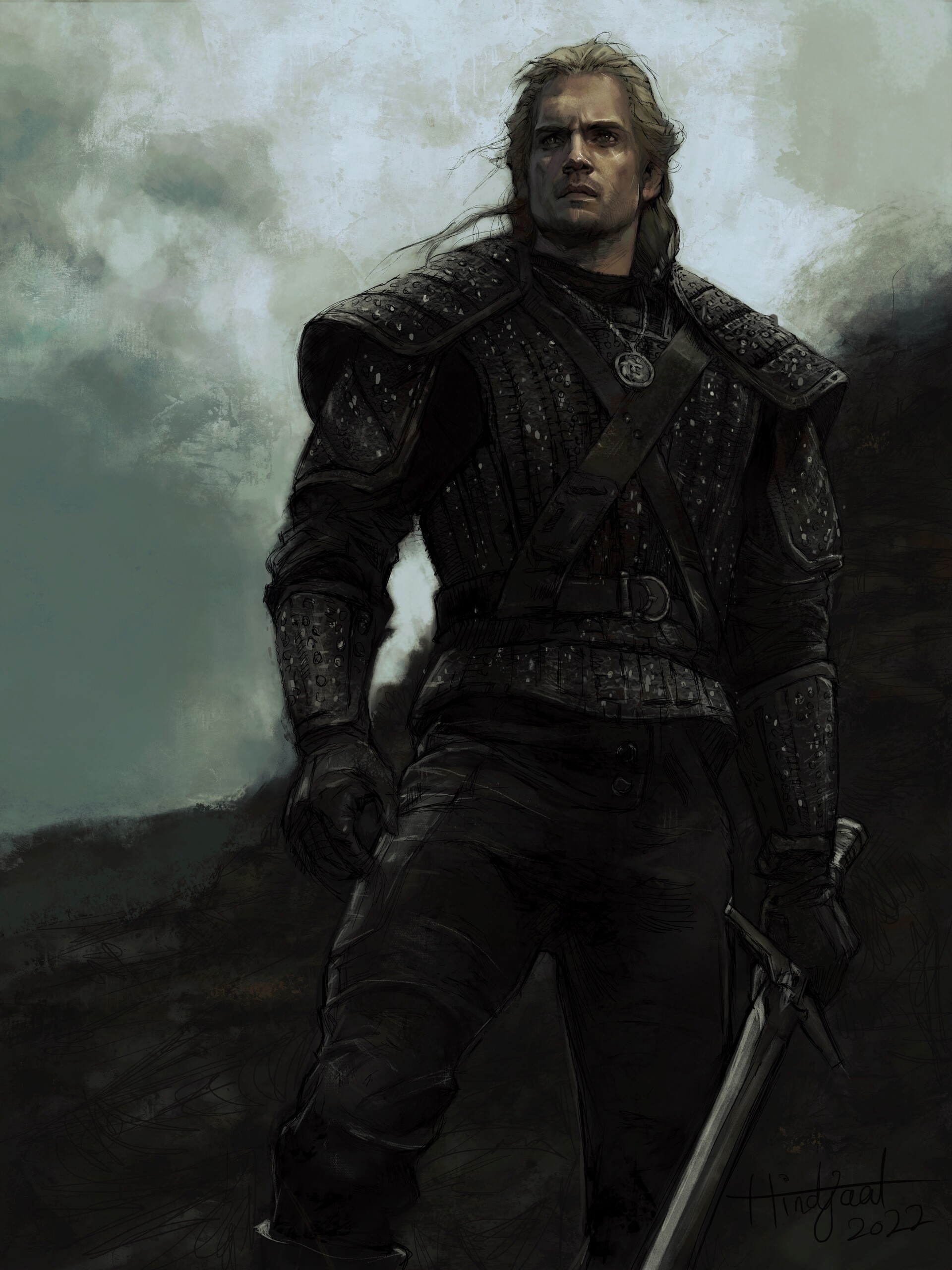 ArtStation - Digital Study from the Witcher