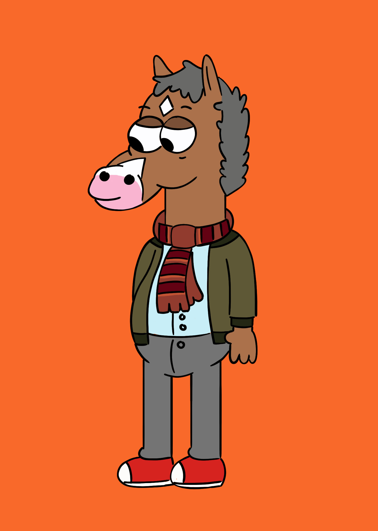 ArtStation - Fan art - Bojack Horseman - Bojack, Mr Peanutbutter and ...