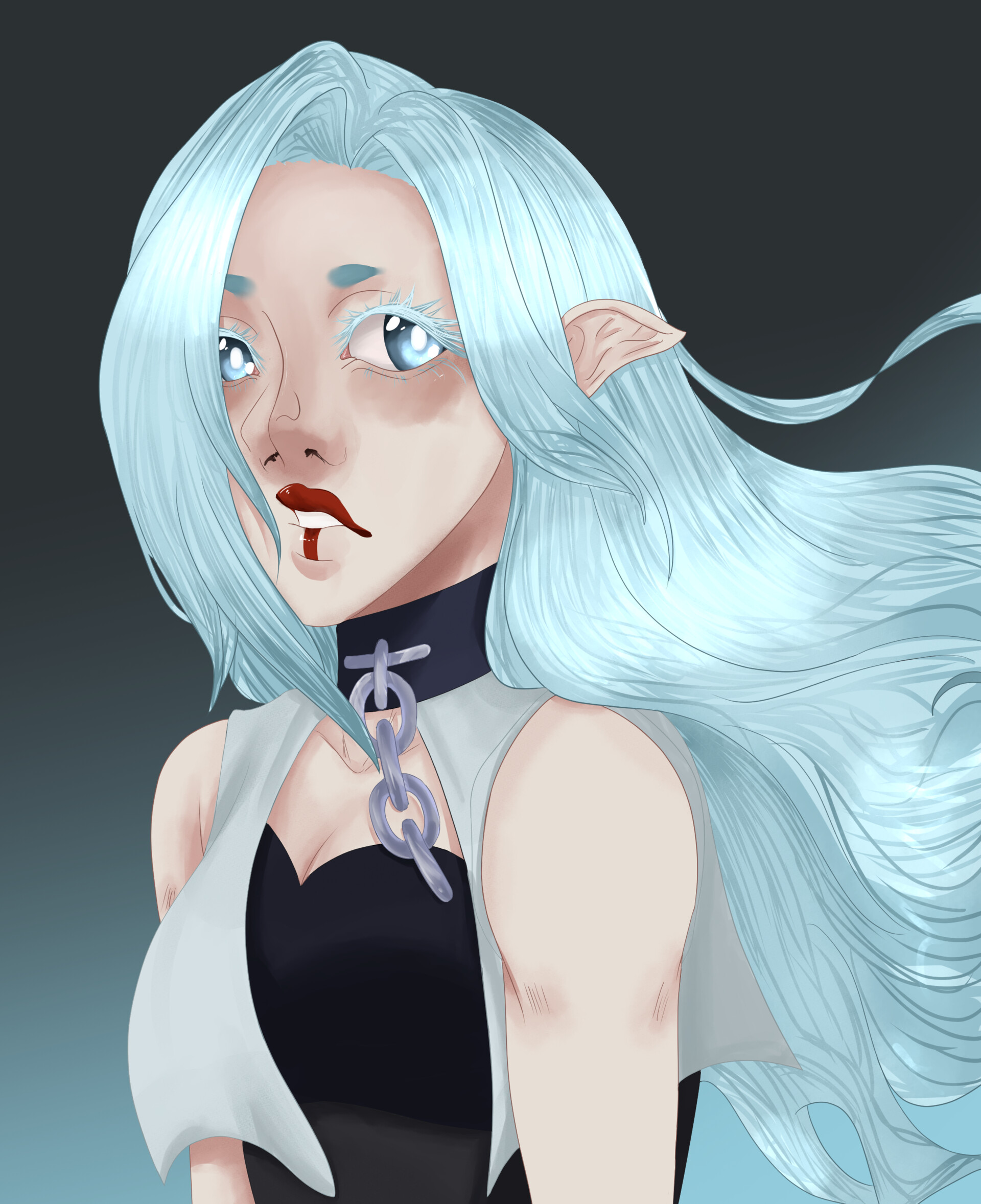 ArtStation - Blue elf