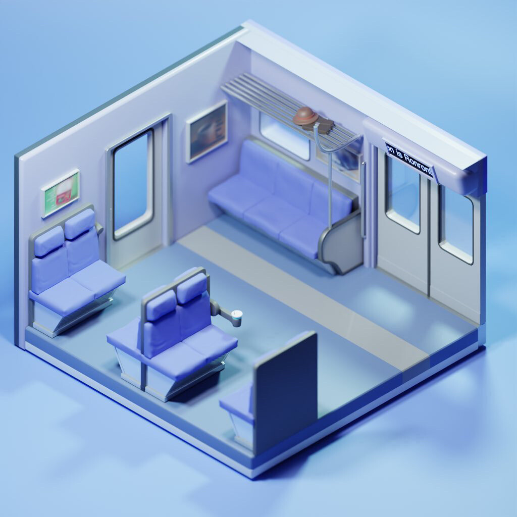 ArtStation - Train room