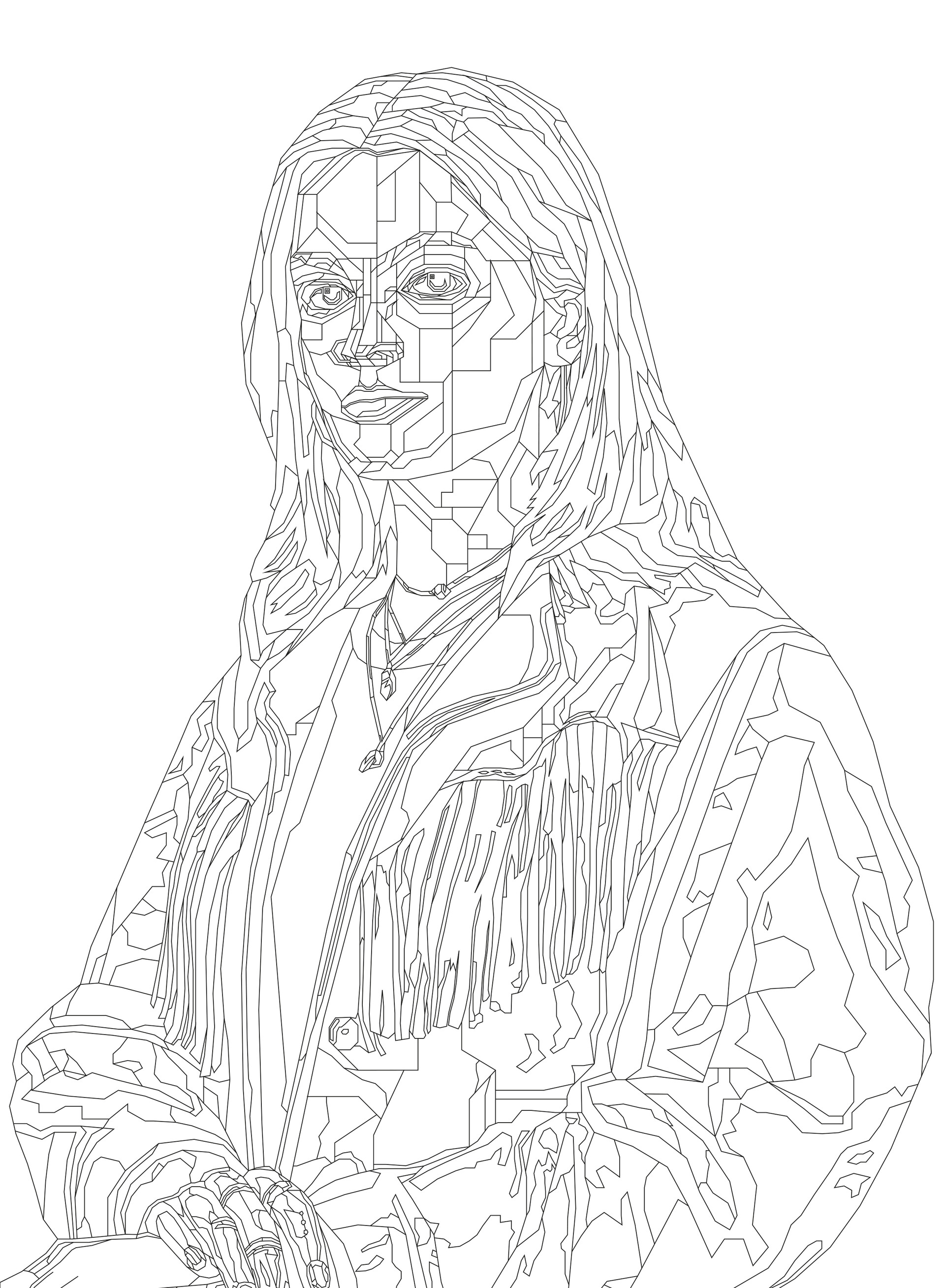 ArtStation - Geometric Portrait