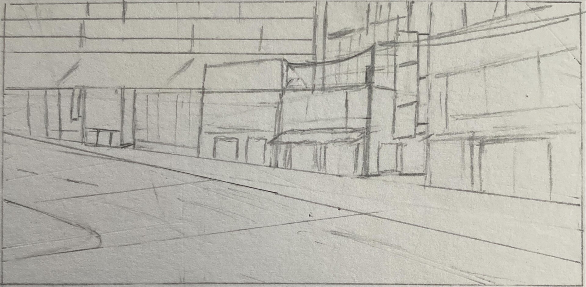 Eugene - Environment perspective drawing