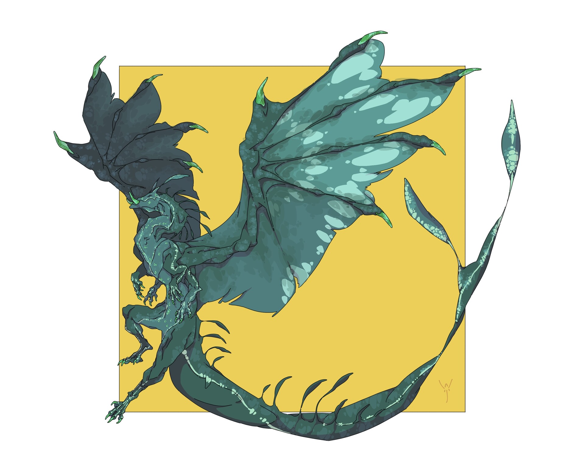 ArtStation - Emerald Dragon