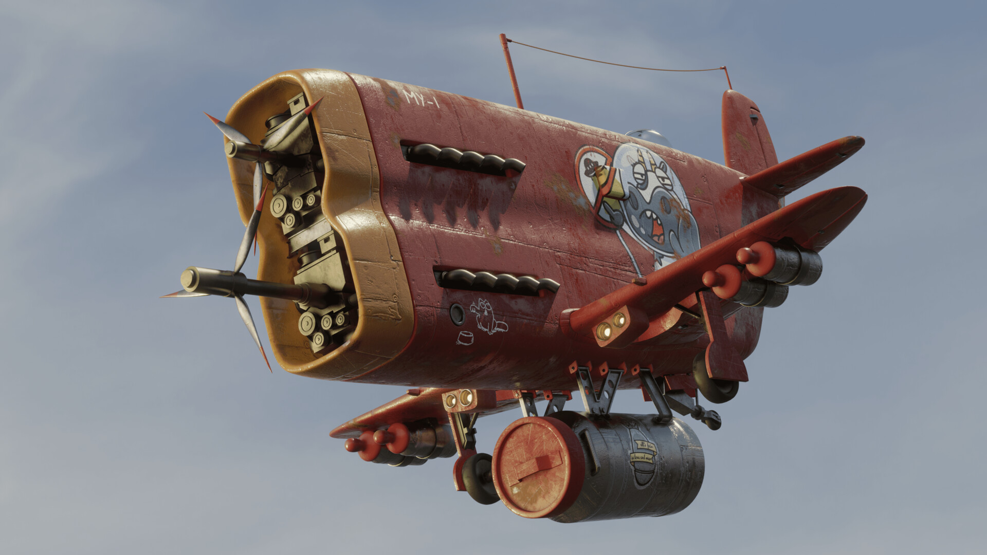 ArtStation - For the cow war