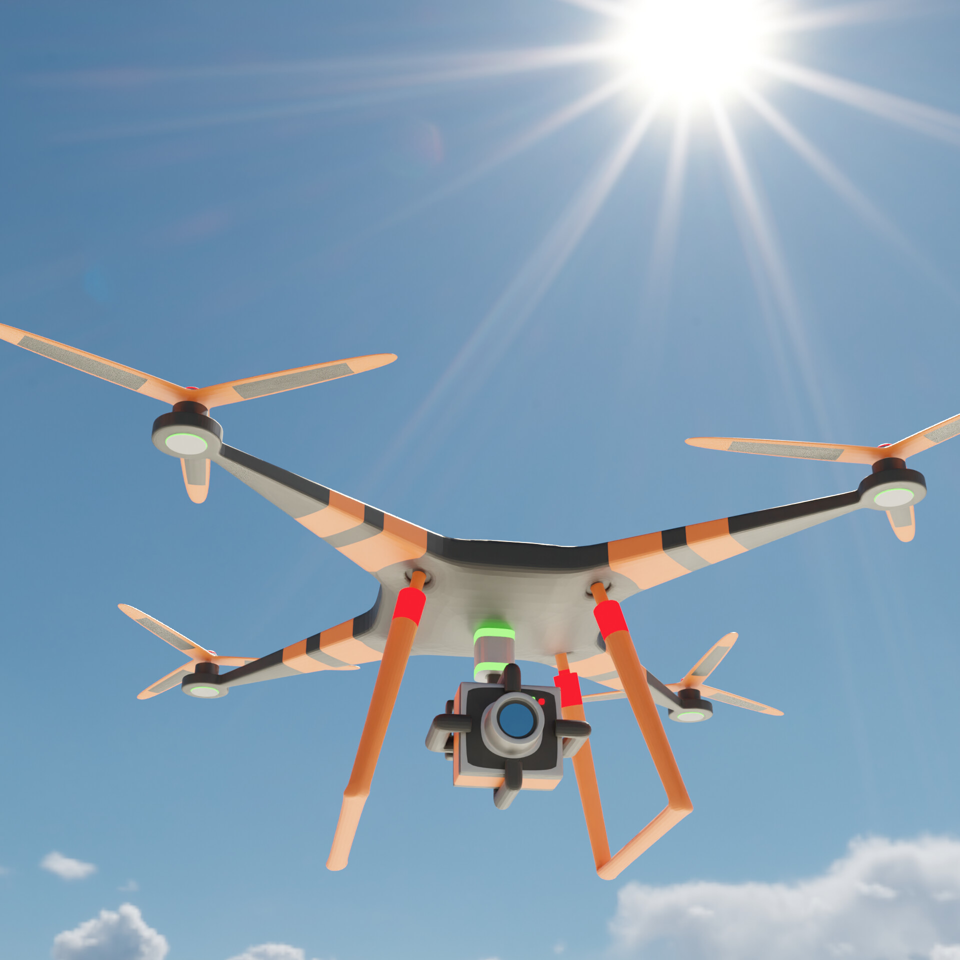 ArtStation - Low Poly Drone