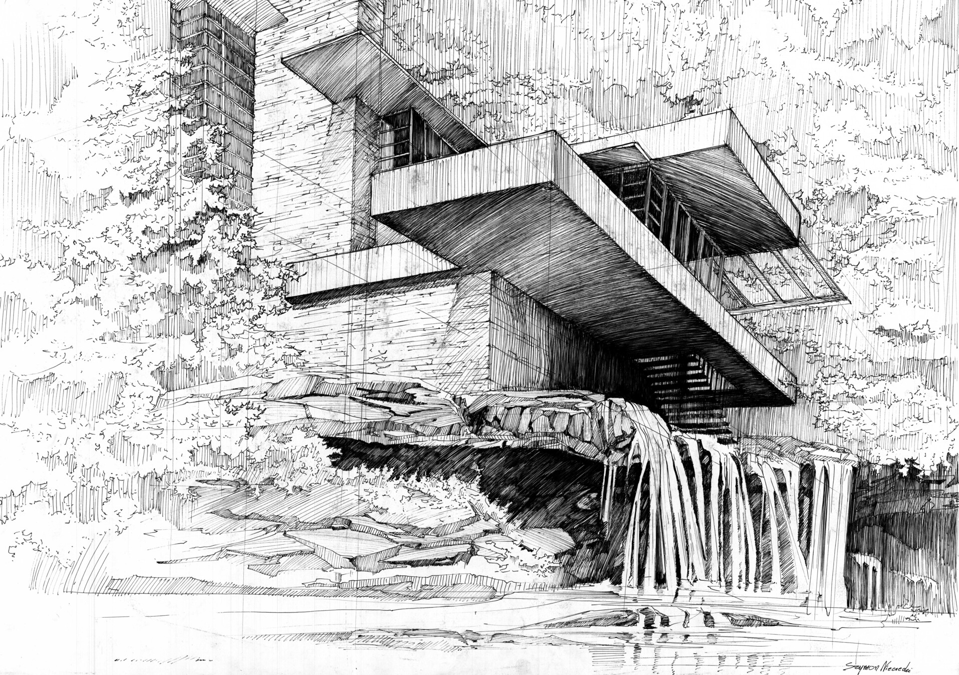 ArtStation - Fallingwater