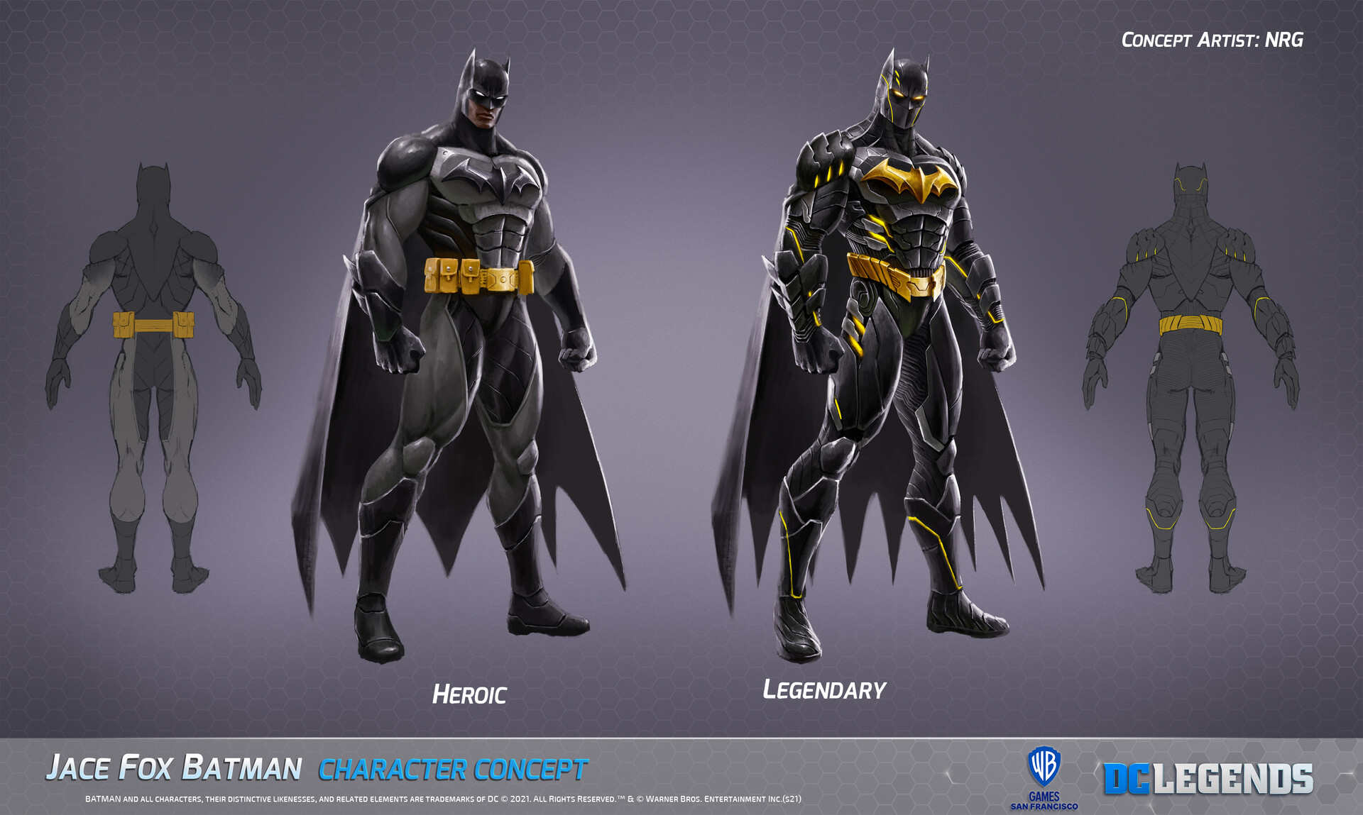 The NRG - DC Legends Jace Fox Batman concept art by NRG