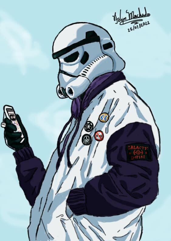 ArtStation - stormtrooper zapping