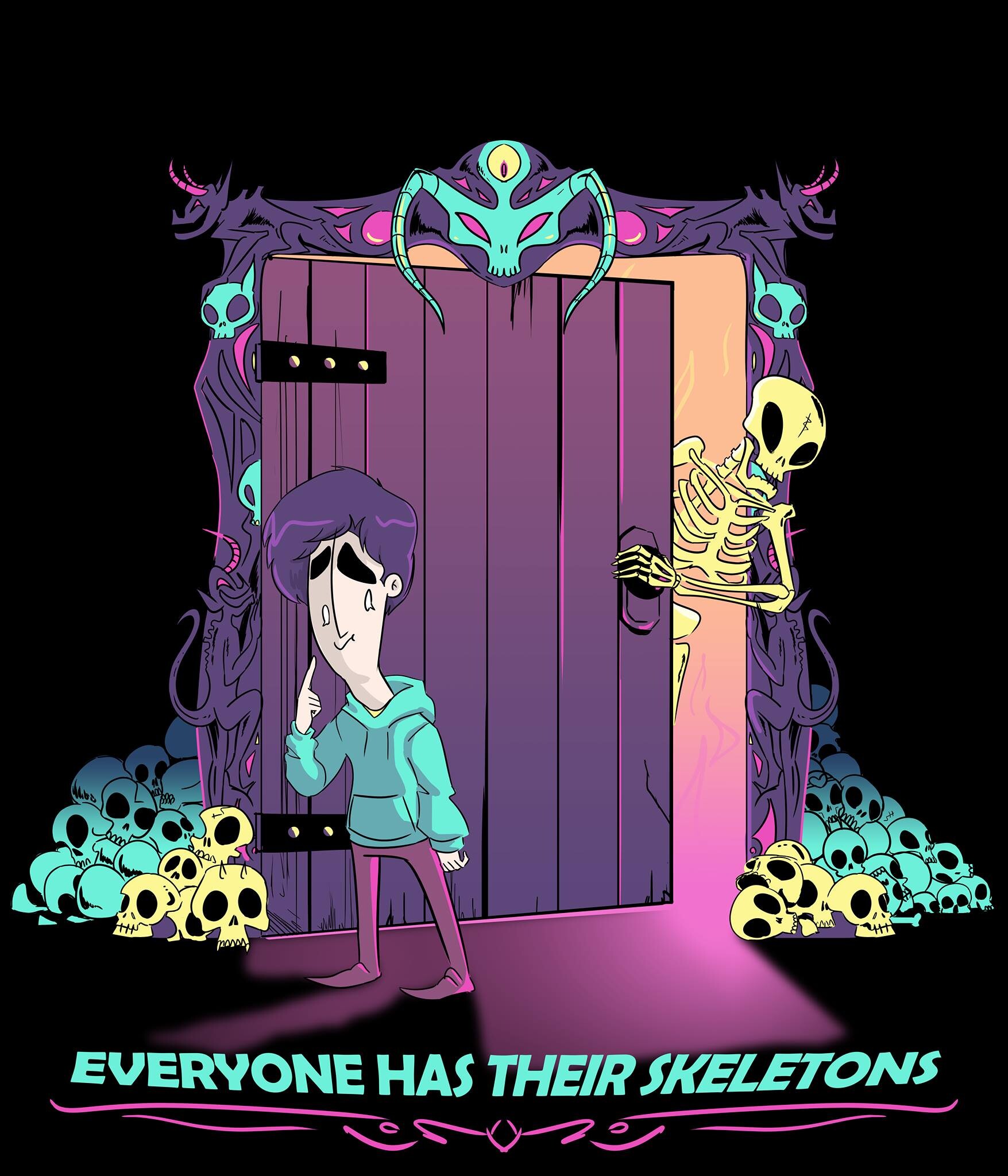 ArtStation - Everyone Has Their Skeletons