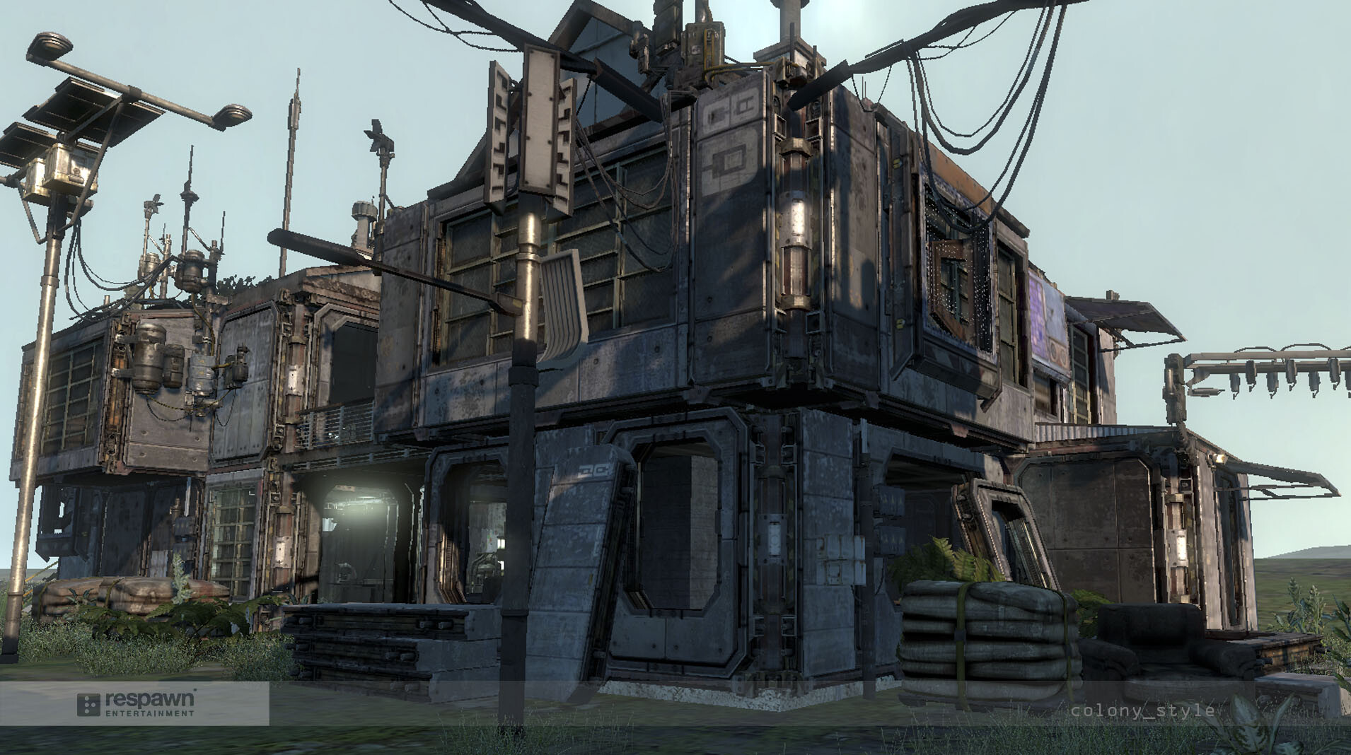 ArtStation - TITANFALL COLONY Modular Building set