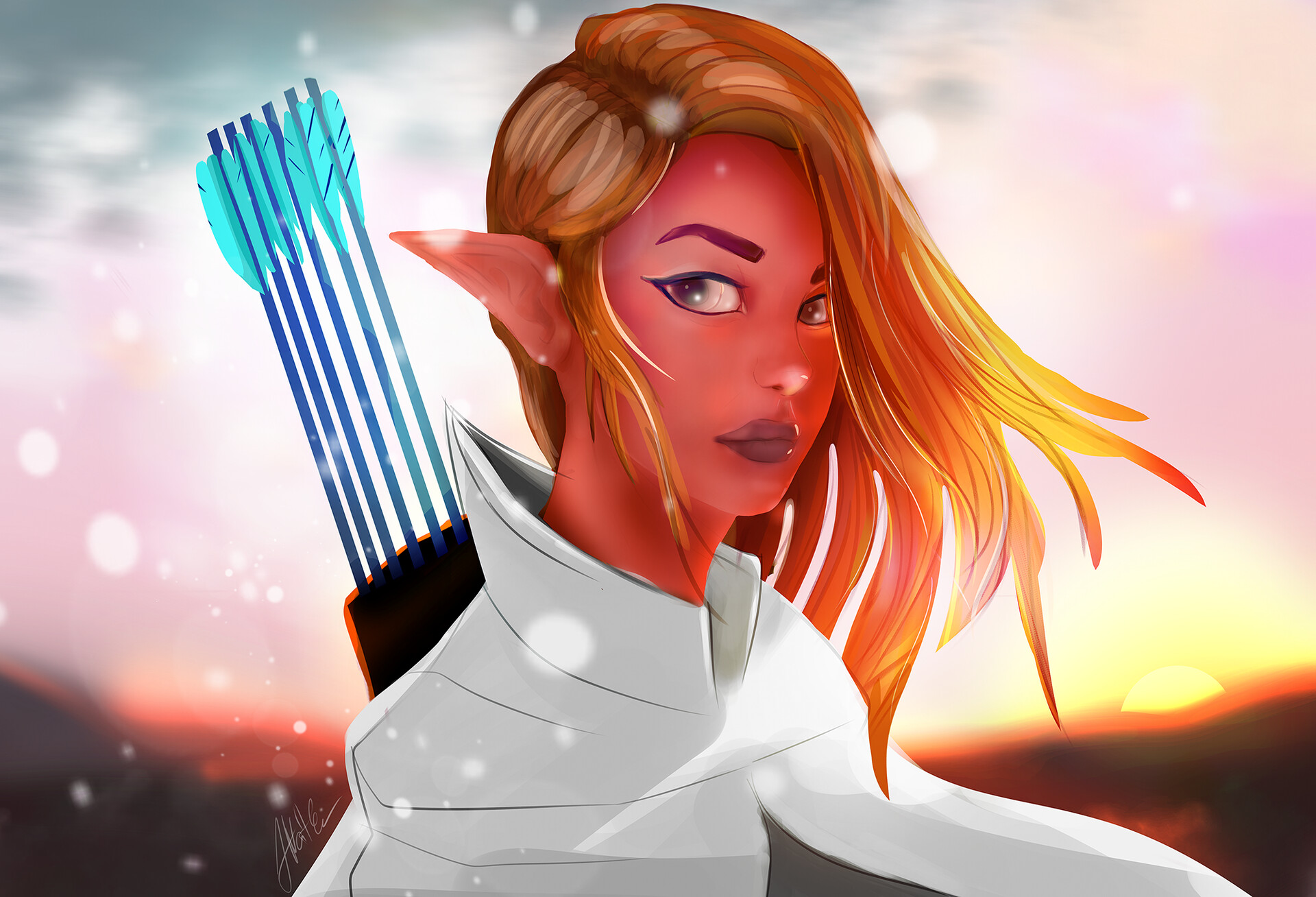 ArtStation - EYWA, the mag-archer