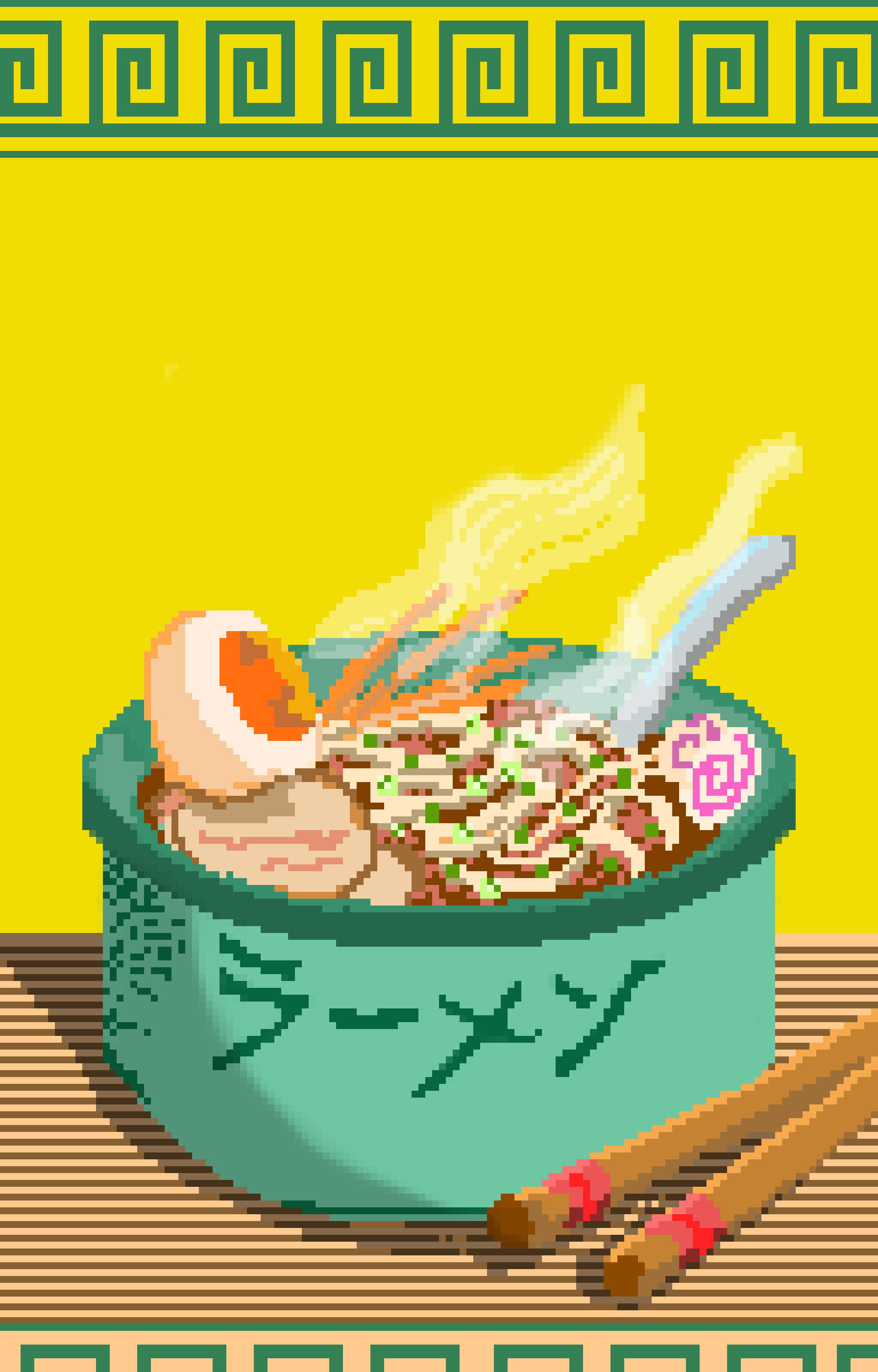 ArtStation - Pixelized Ramen