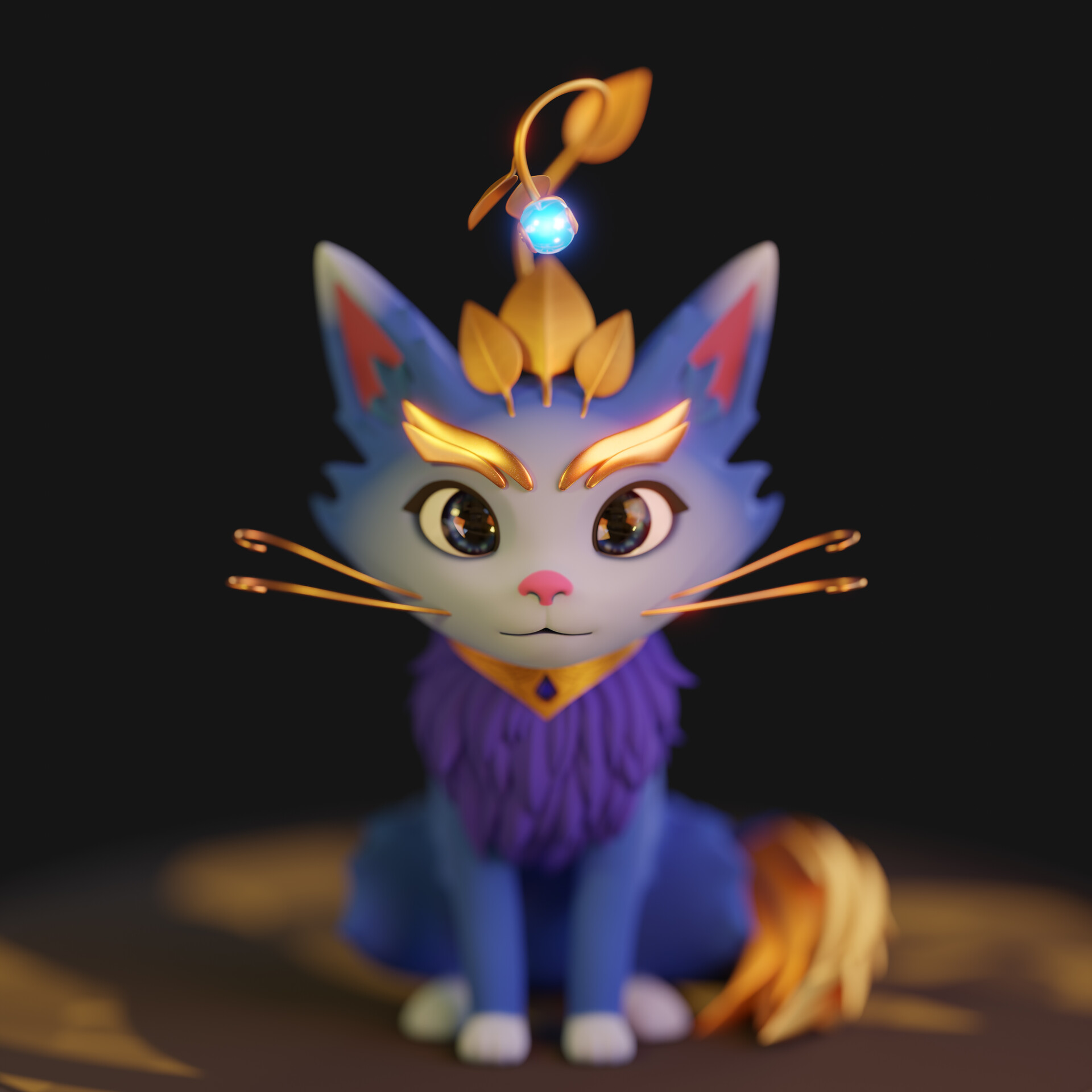 ArtStation - Yuumi, The Magical Cat
