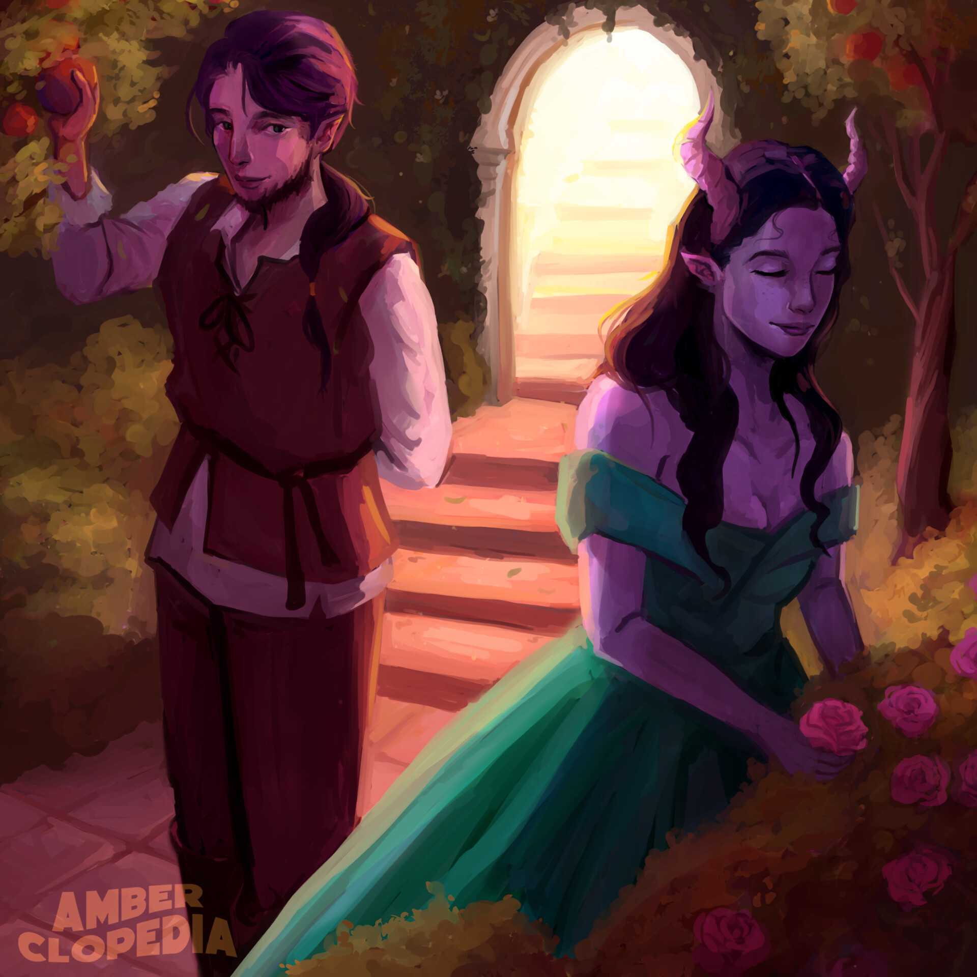 ArtStation - Rendezvous, Amberclopedia, Digital, 2022