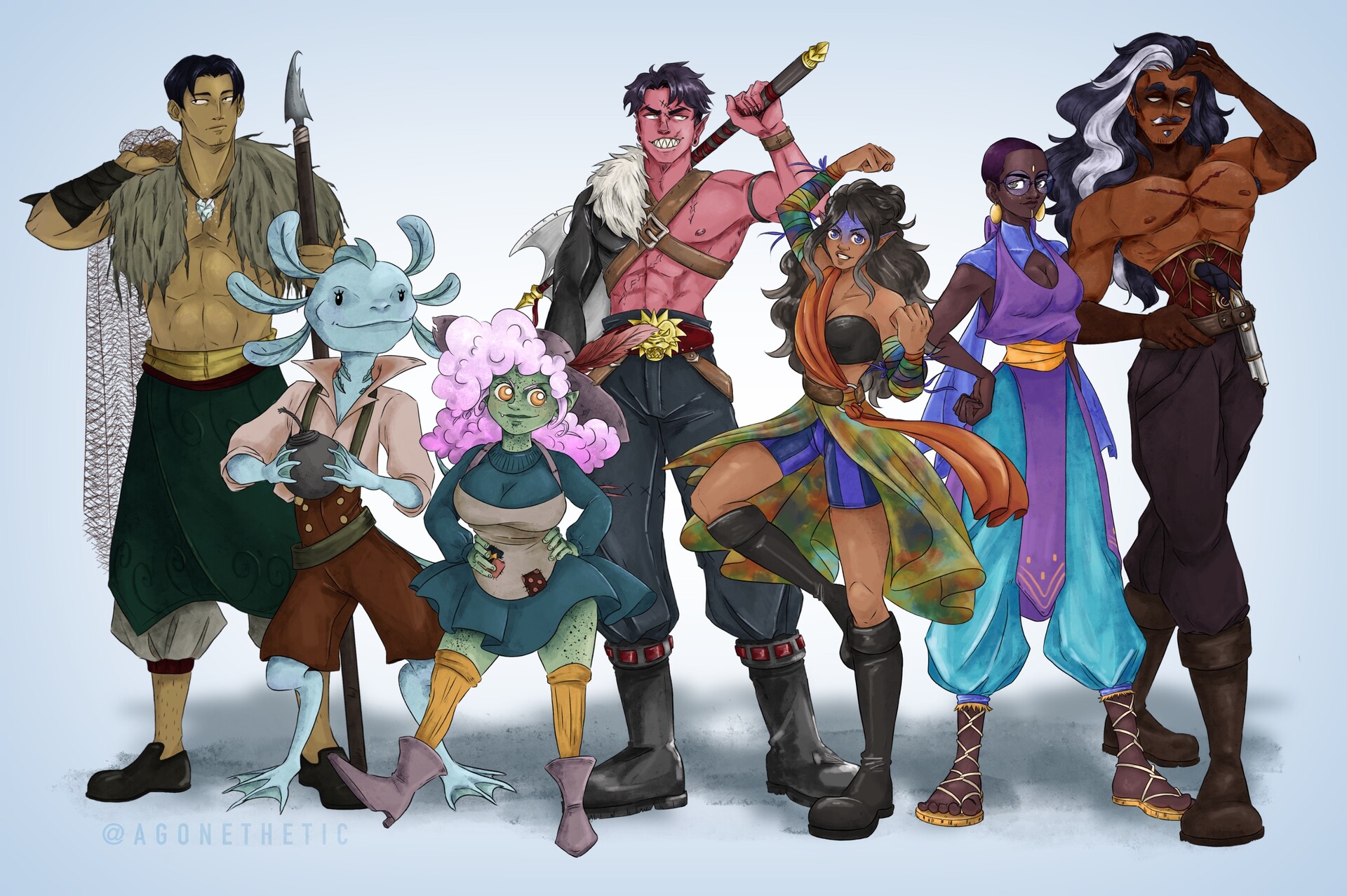 ArtStation - Into The Yonder - Character Lineup