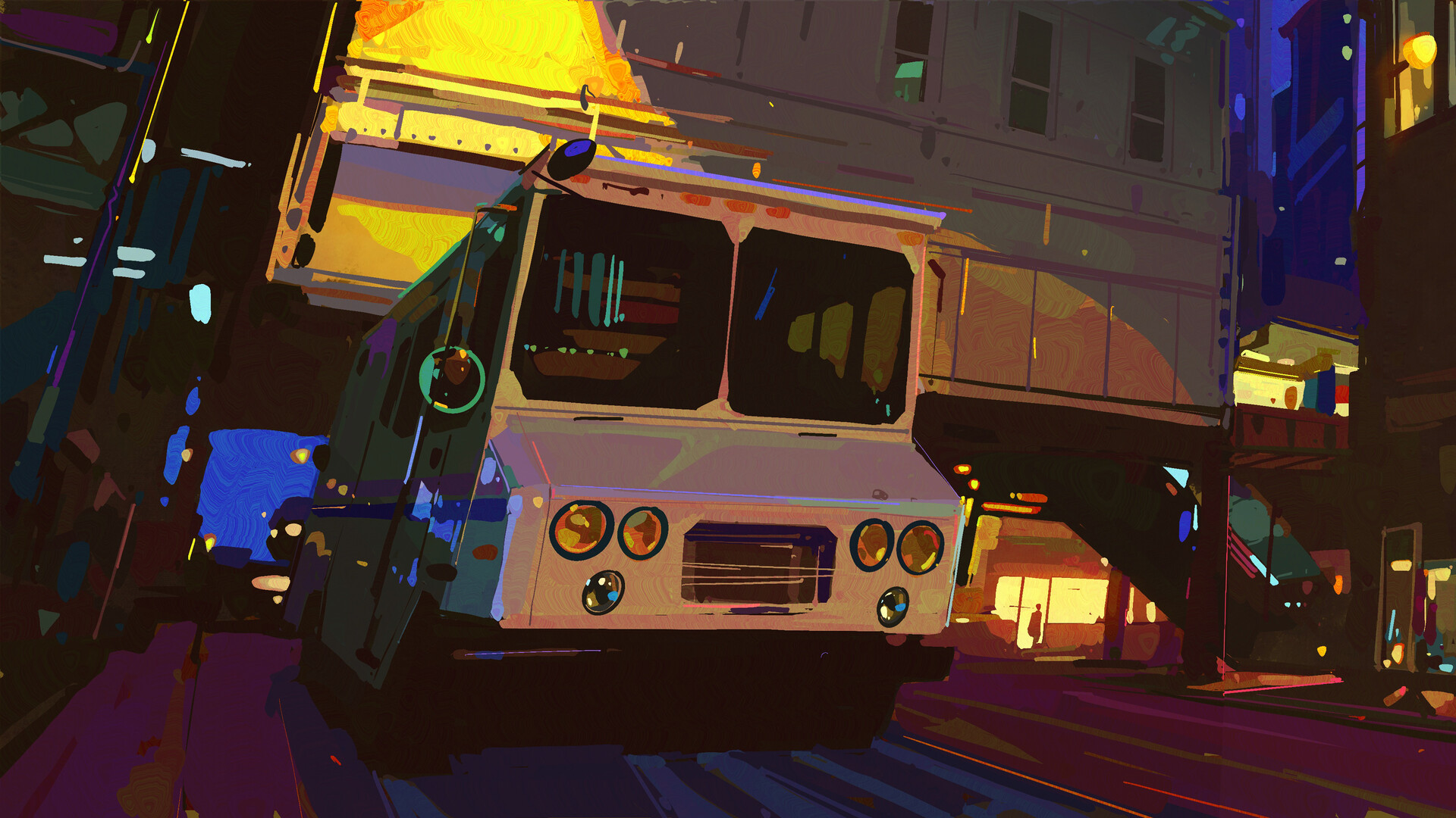 ArtStation - Night time Procreate study...