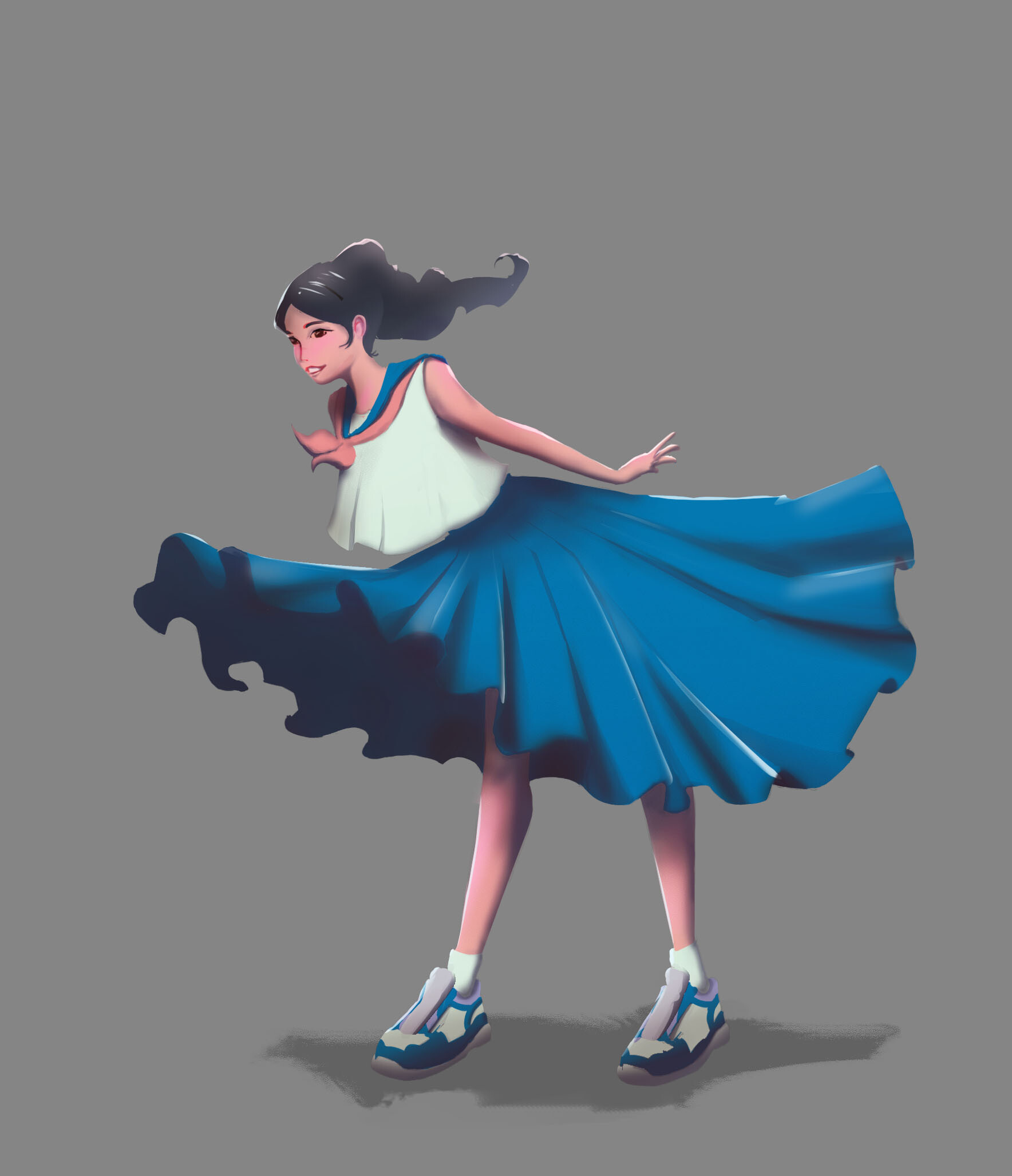 ArtStation - Girl render exploration