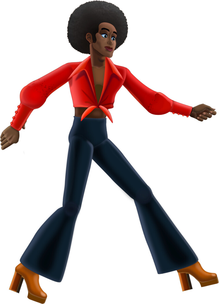 Animated Disco Dancers