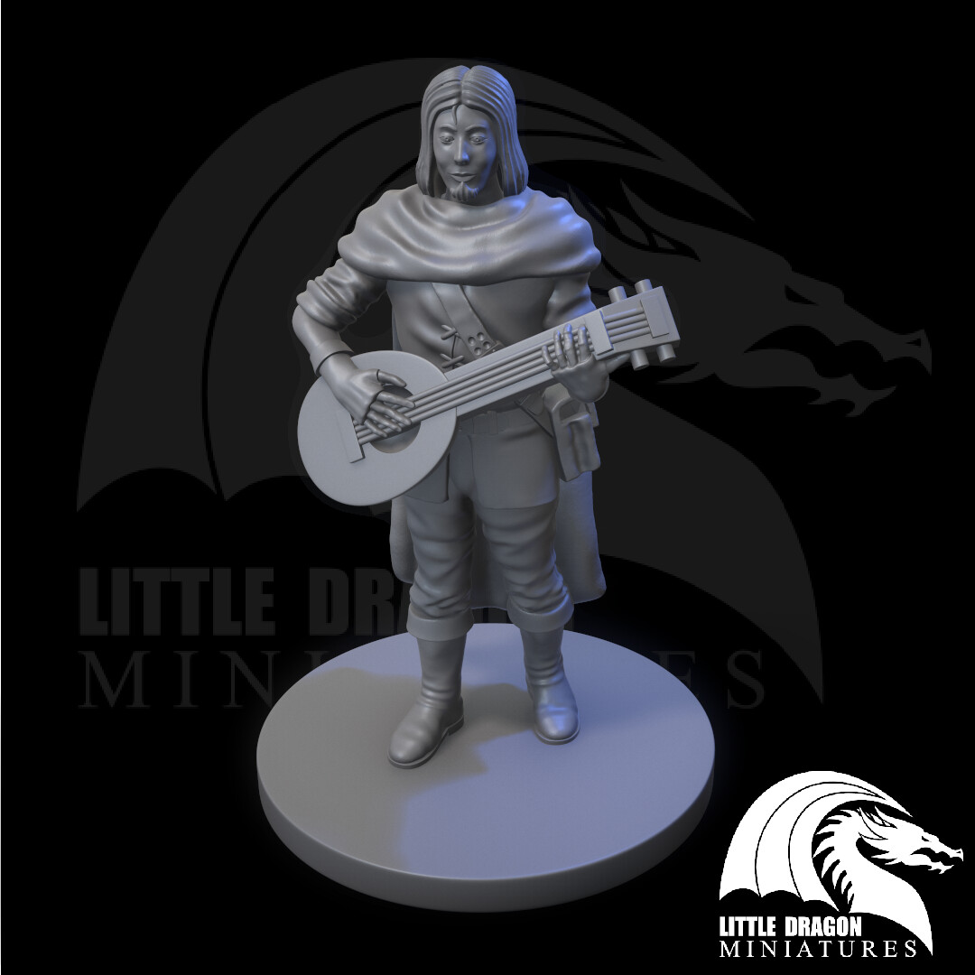 ArtStation - Bard Miniature
