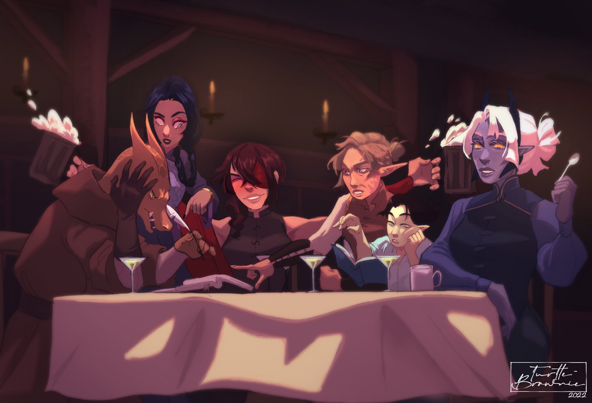 ArtStation - i love my dnd group :-)