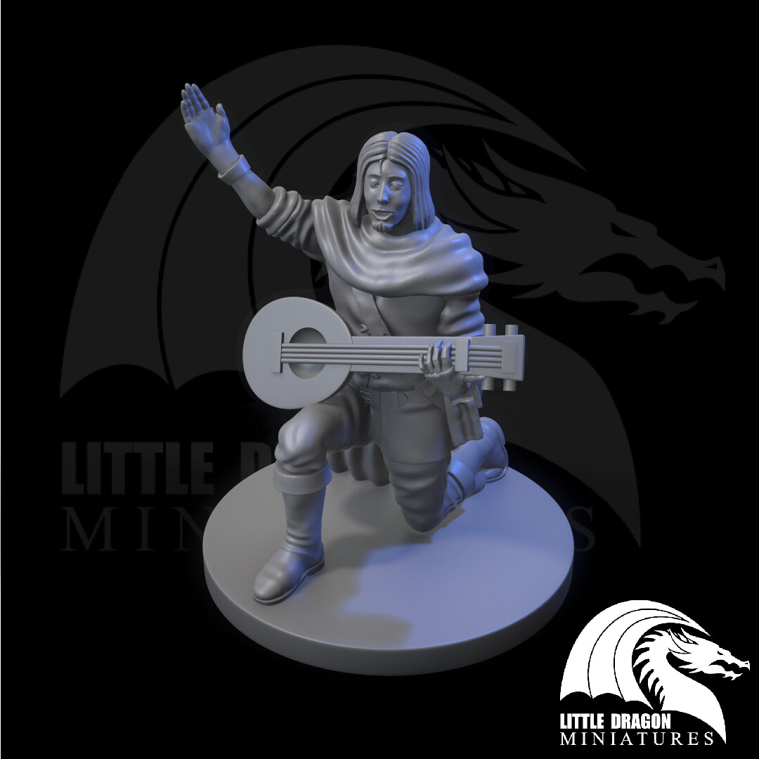 ArtStation - Bard Miniature