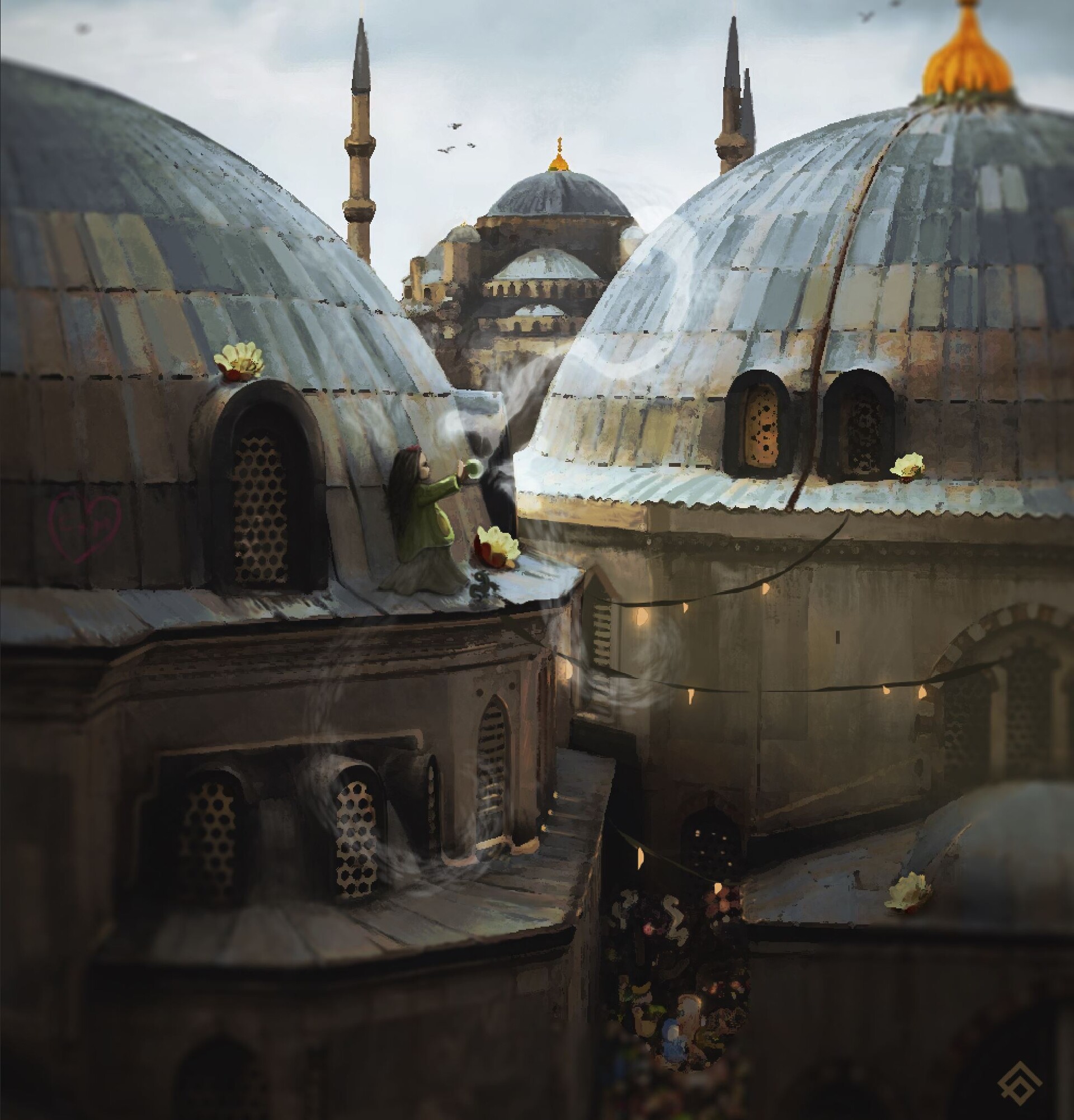 ArtStation - Rooftop Magic