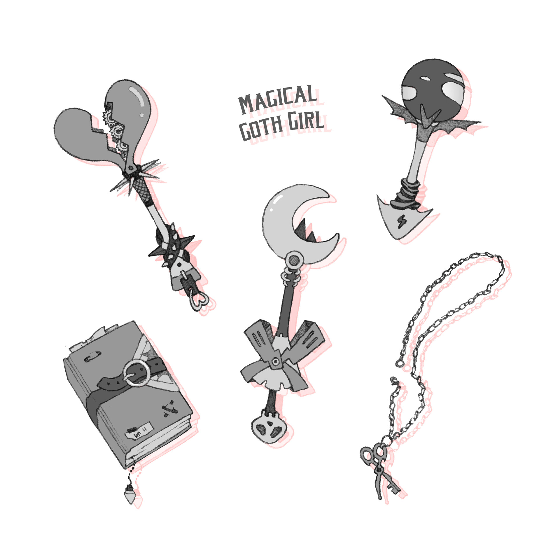 ArtStation - Magical Goth Girl